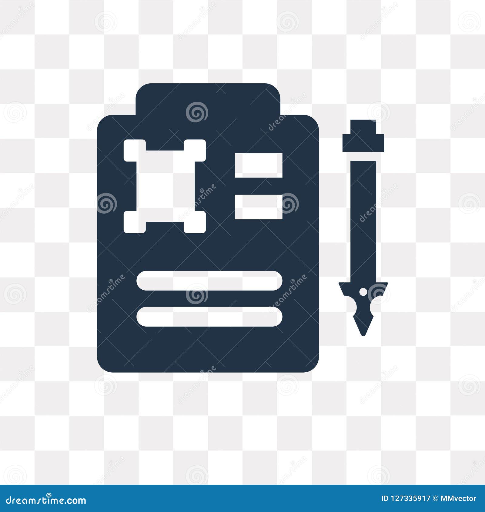 Death Certificate Vector Icon Isolated On Transparent Background Stock ...