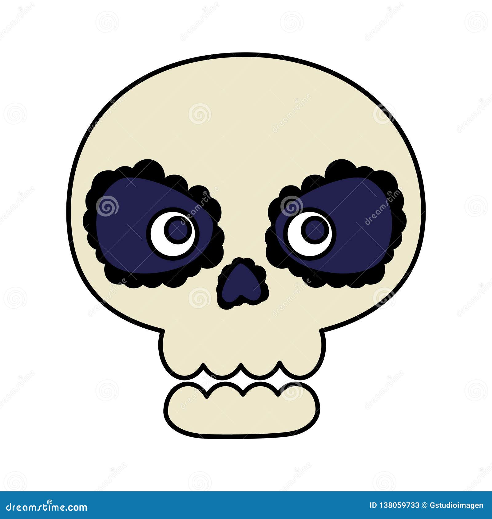 Death day mask celebration stock vector. Illustration of decorative ...