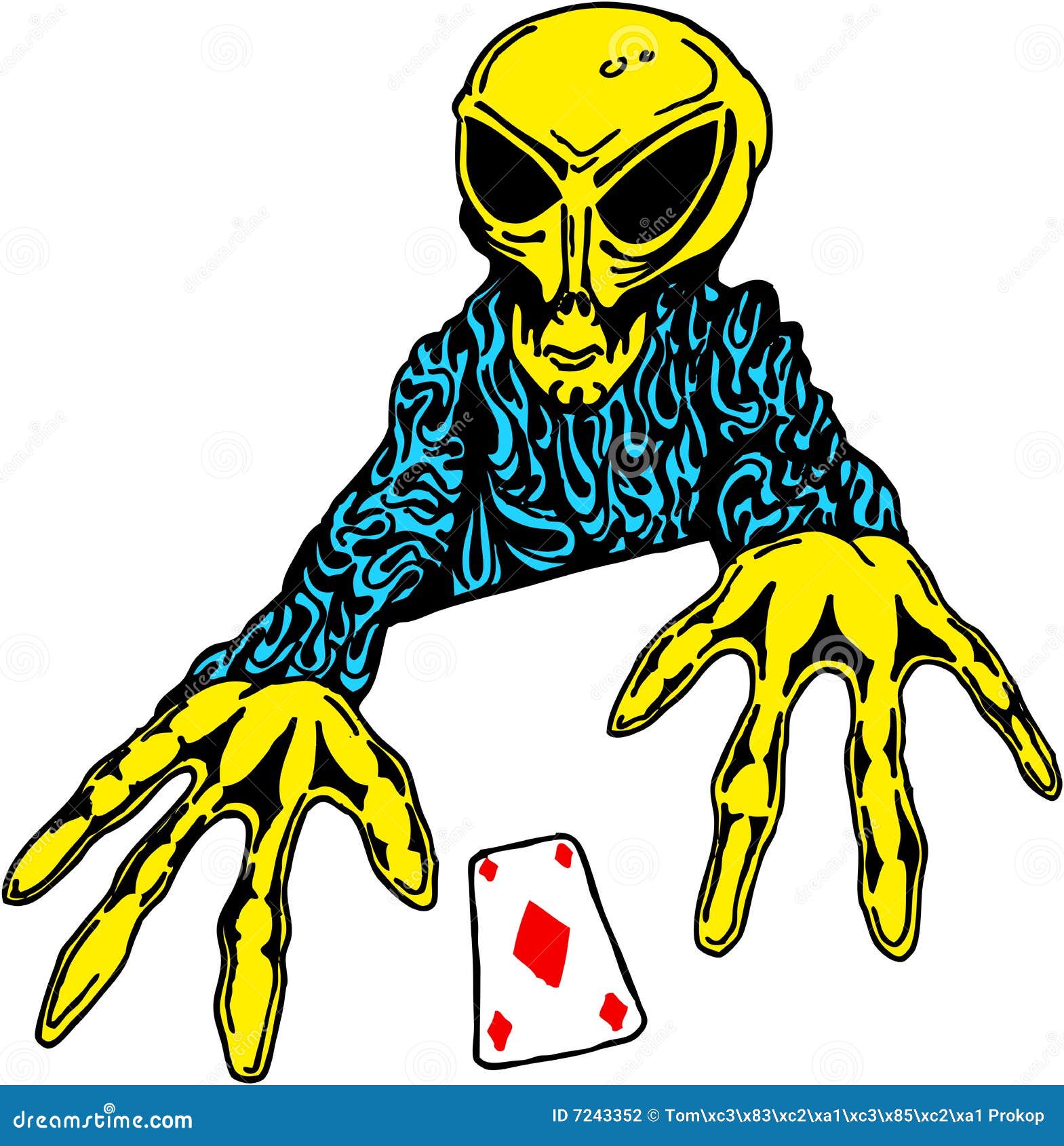 Death game stock vector. Illustration of poker, blue, card - 7243352