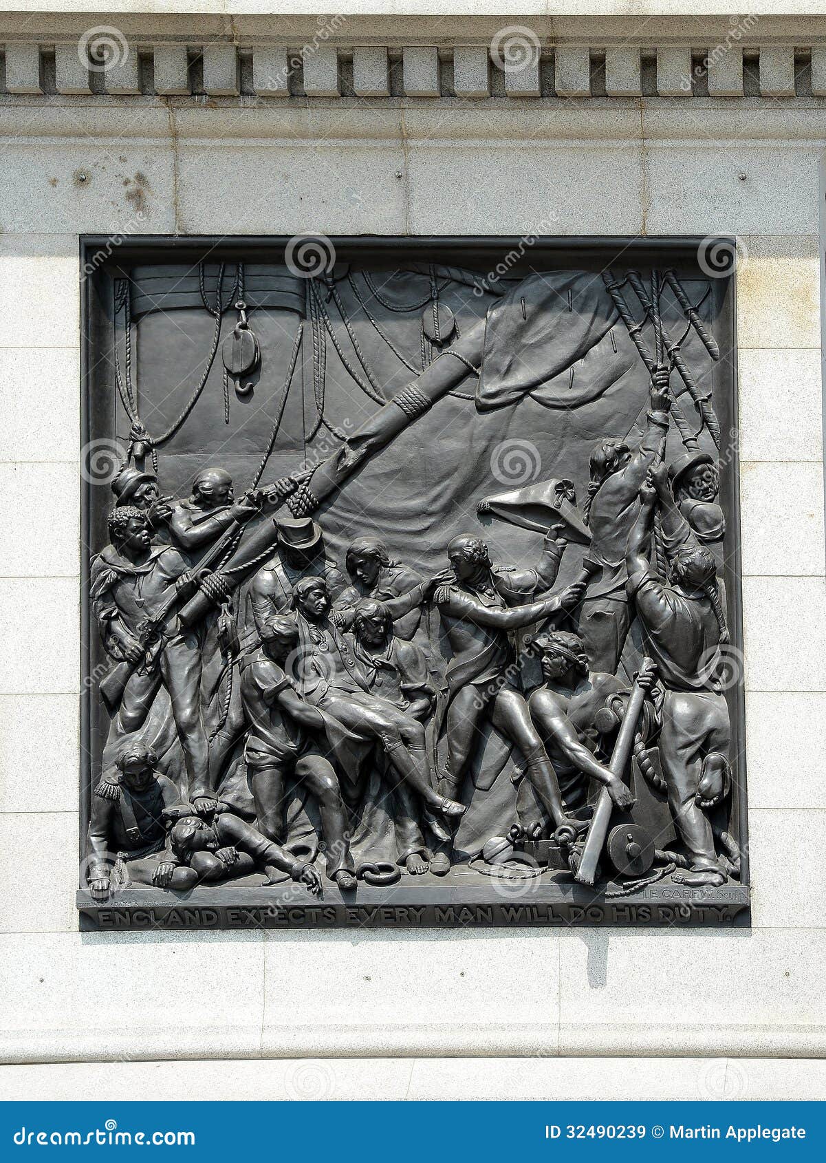 The Death of Nelson at Trafalgar Editorial Stock Image - Image of ...