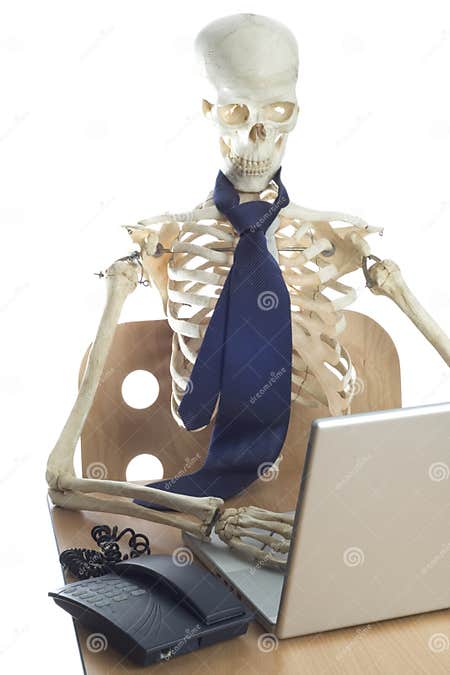 Death by Overwork 2 stock image. Image of typing, internet - 82865