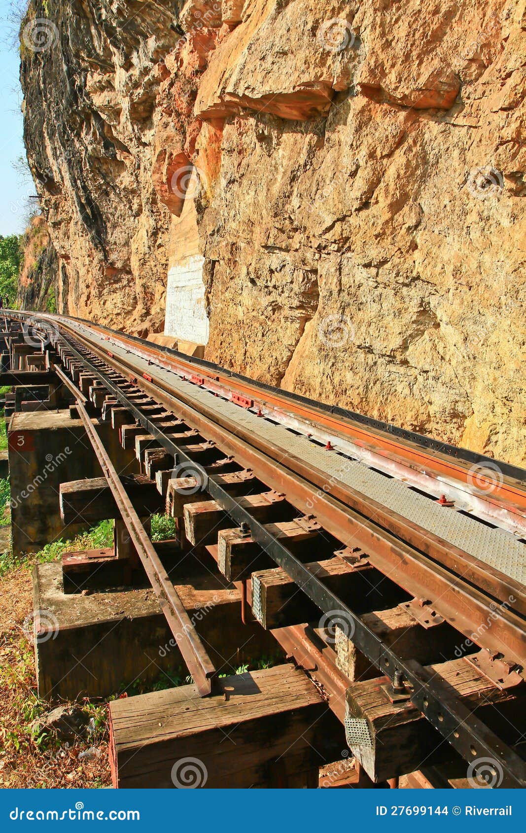 Death Railway stock photo. Image of deathrailway, point - 27699144