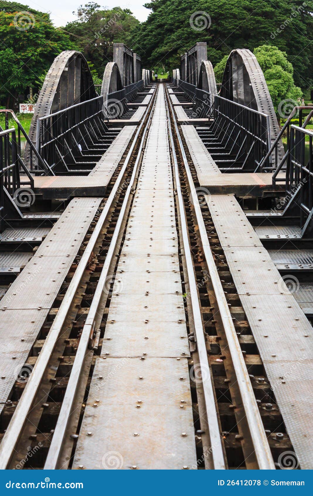 Death railway bridge stock photo. Image of kanchanaburi - 26412078
