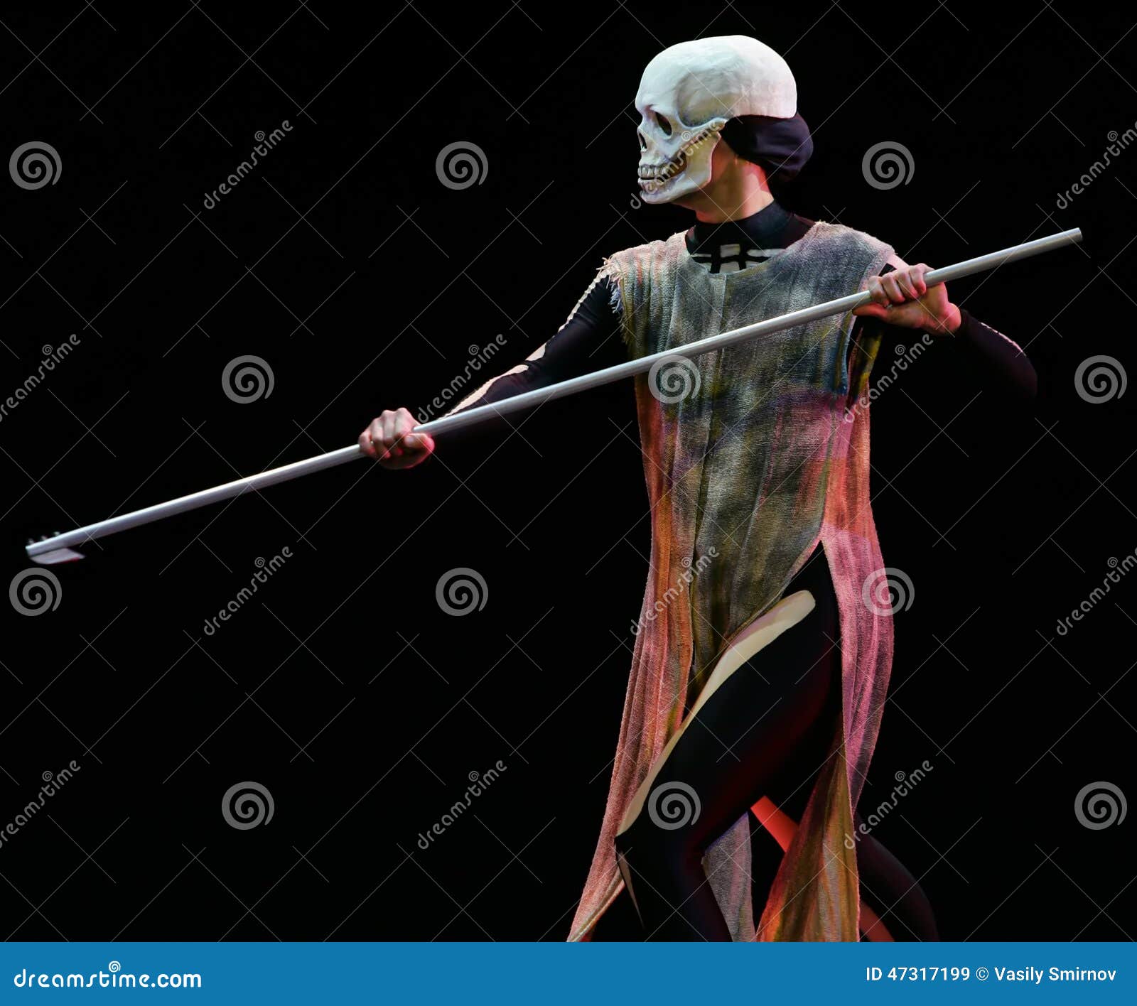 Death with a scythe stock image. Image of waiting, people - 47317199