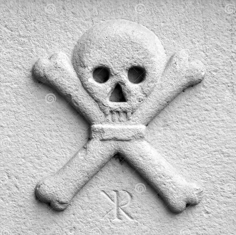 Death sign stock image. Image of sign, hell, skull, stone - 5485981