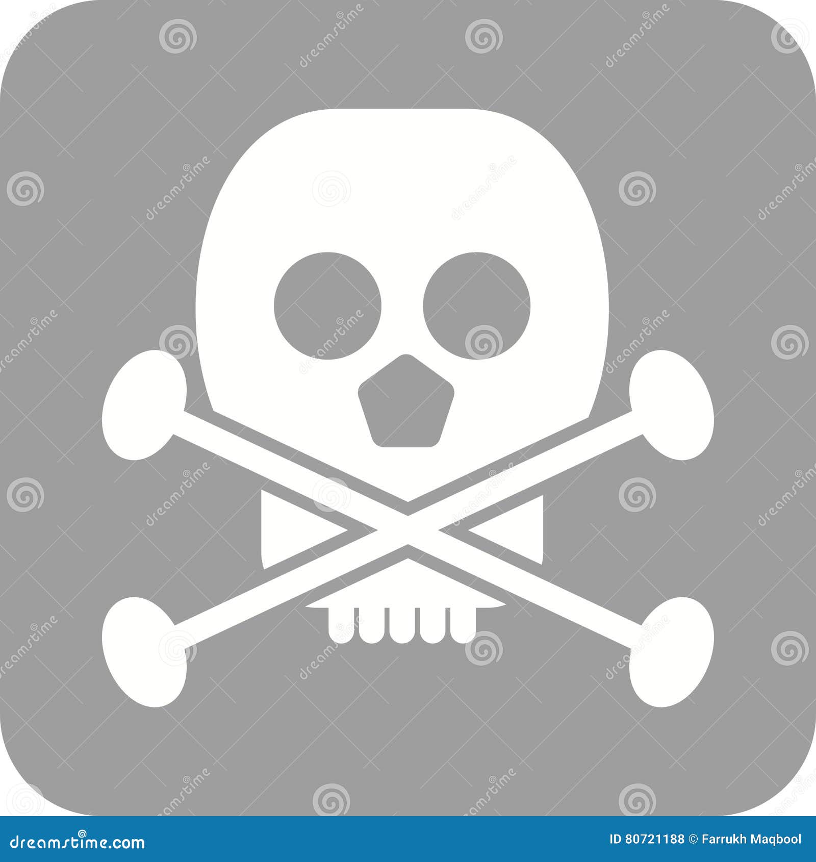 Death Sign stock vector. Illustration of death, skull - 80721188