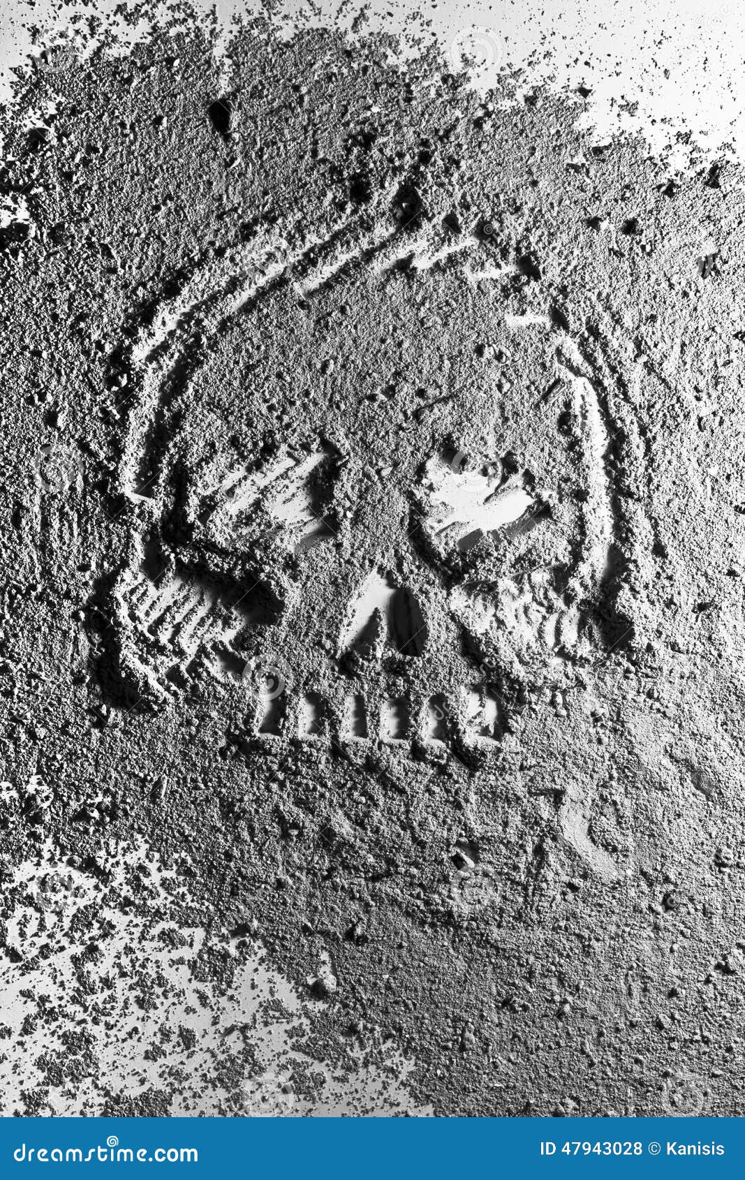 Death Skull Vector Dead Skeleton Halloween Illustration Cartoon Horror ...