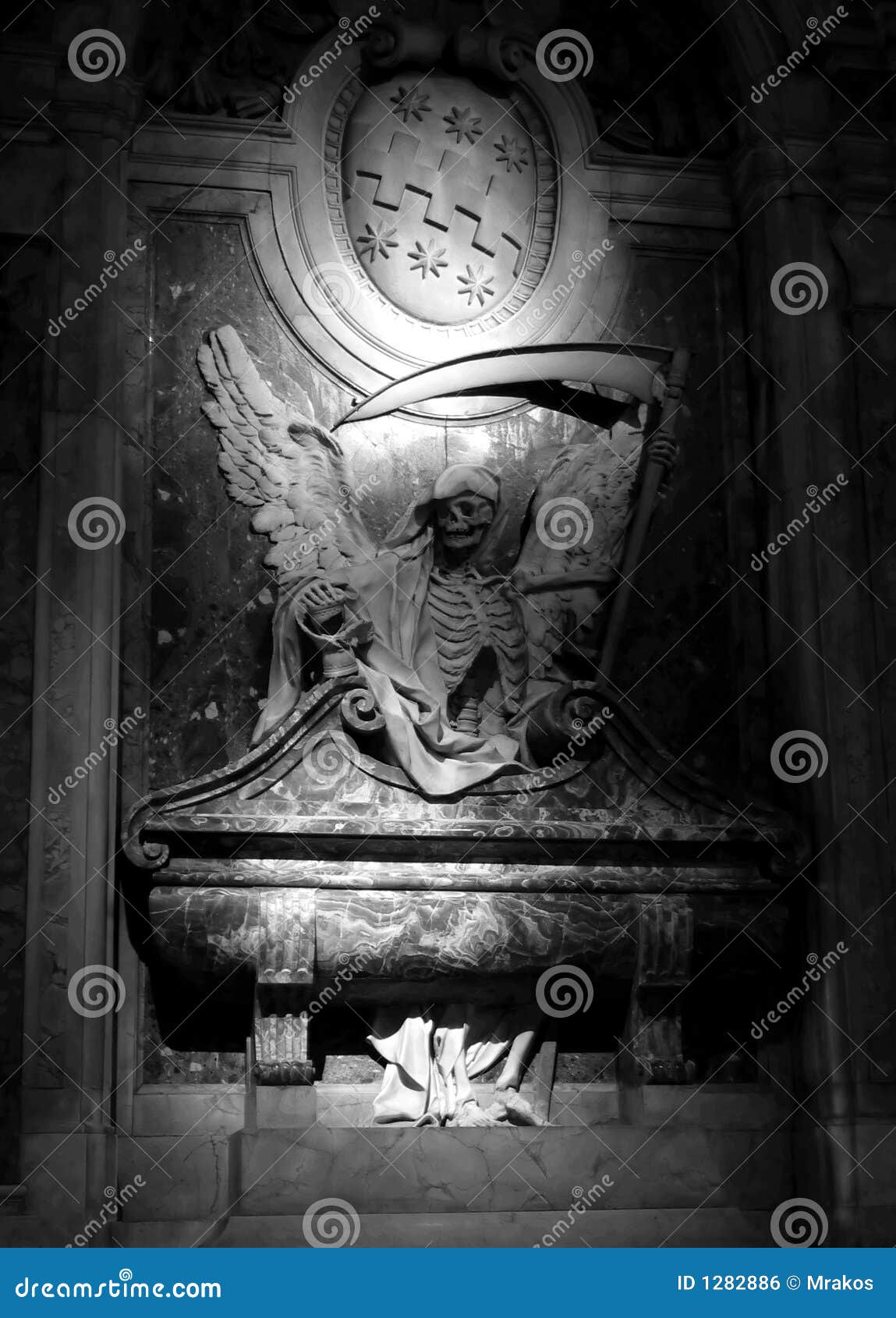 Death statue stock photo. Image of grave, death, statue - 1282886