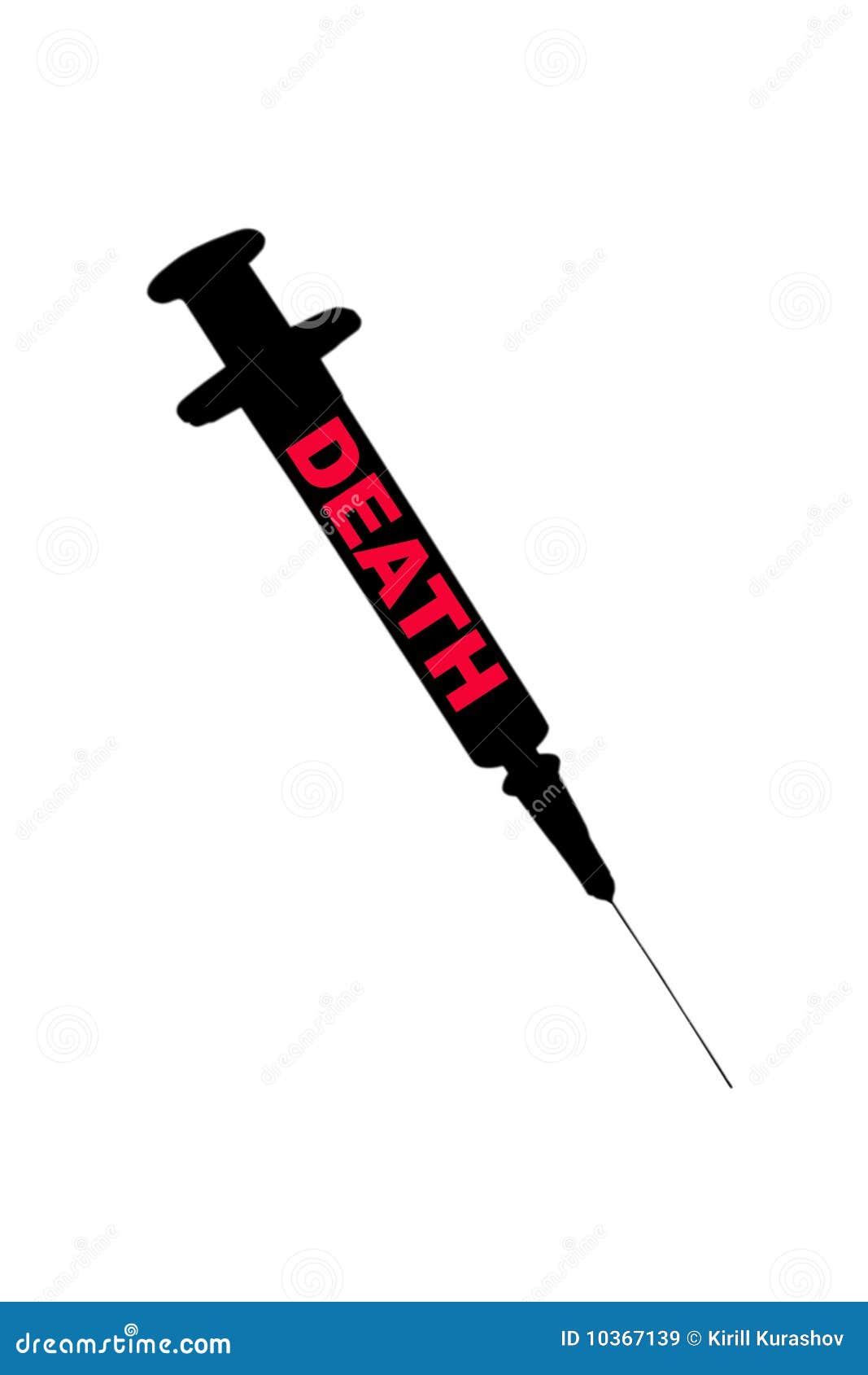 Death in a syringe stock image. Image of medicine, disease - 10367139