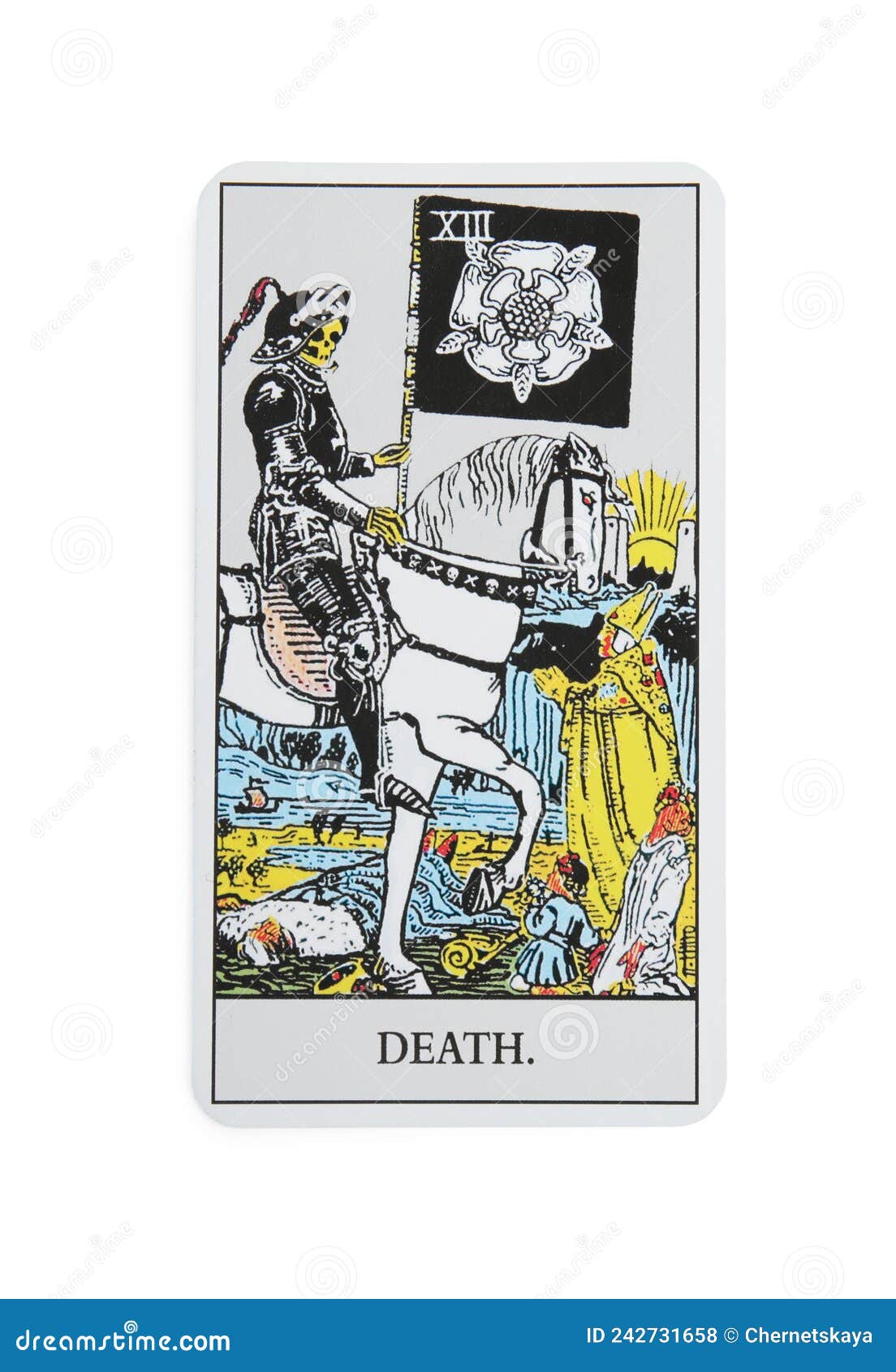 Death Tarot Card End Changes Transformation Royalty-Free Stock Photo ...