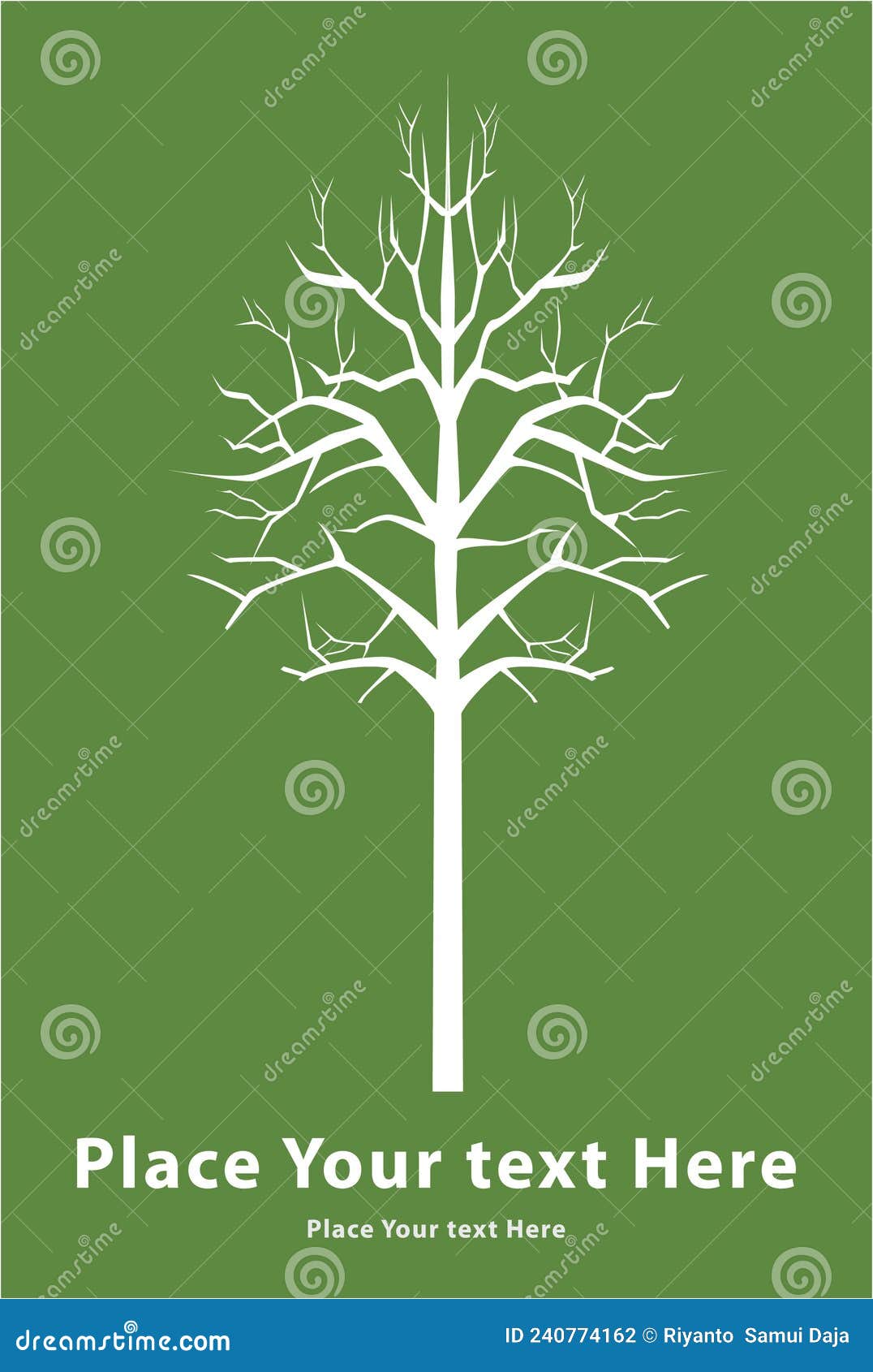 Death Tree Logo with Text Illustration Design Stock Vector ...