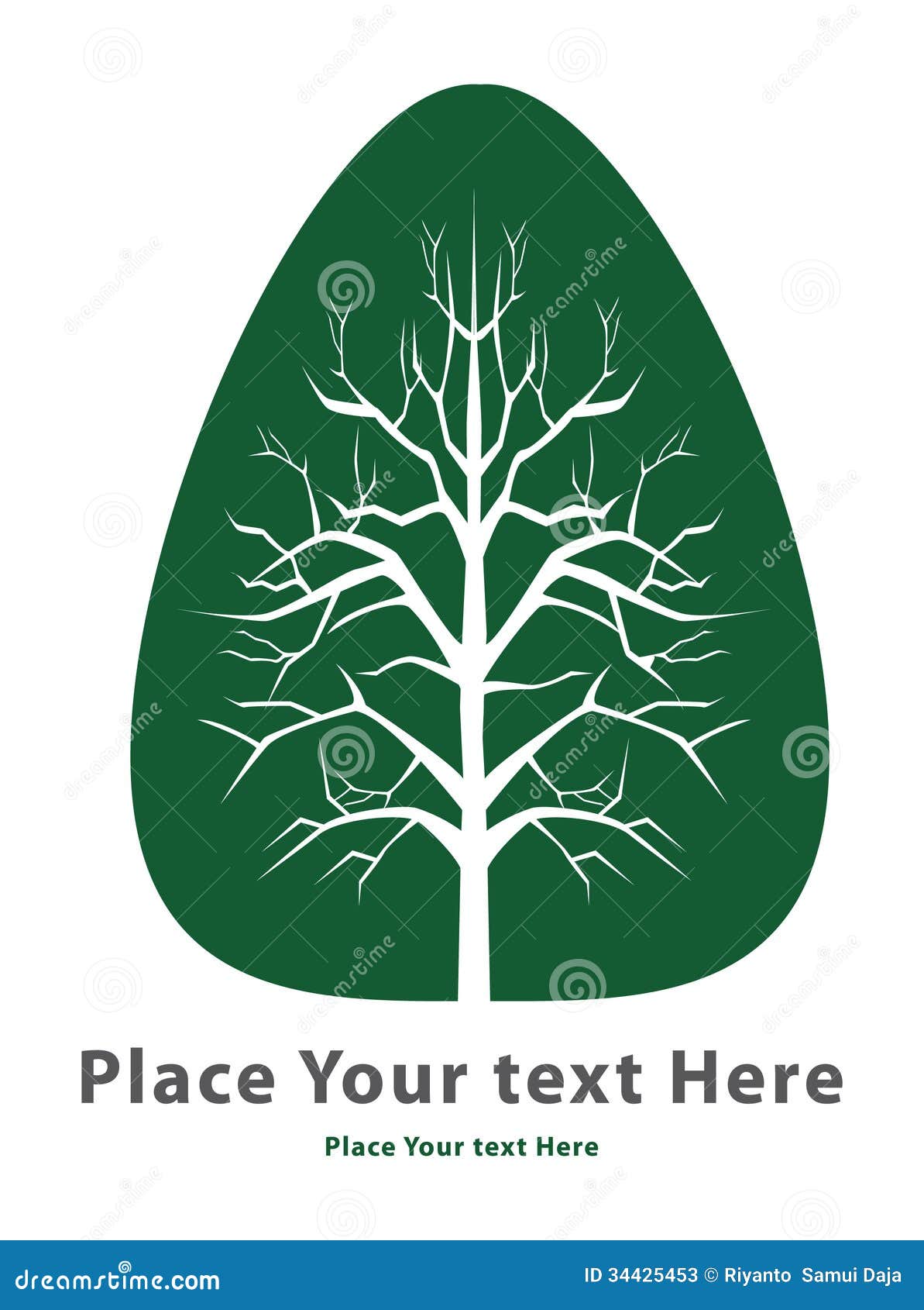 Death tree symbol stock vector. Illustration of seasonal - 34425453