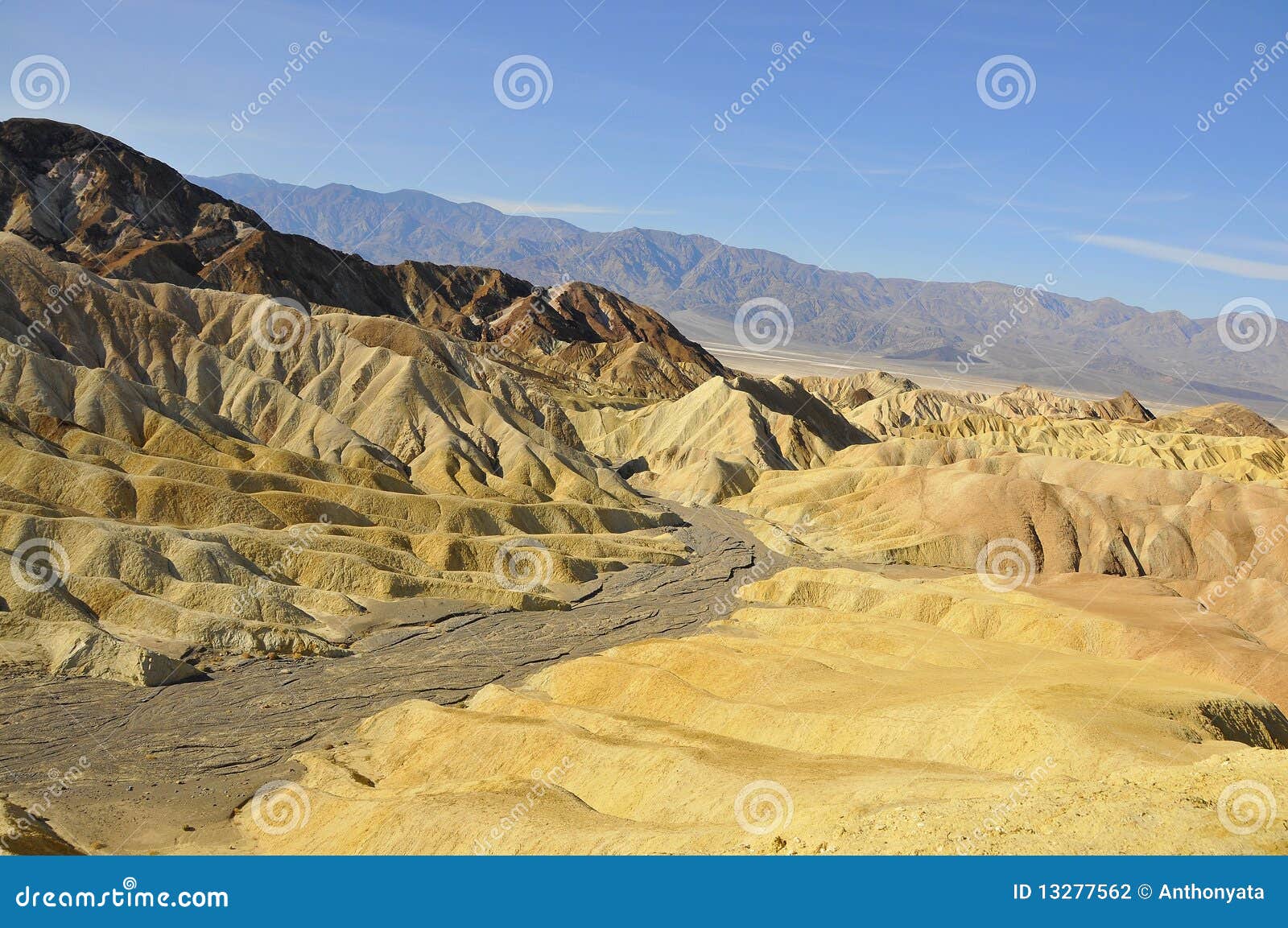 Death Valley Desert Landscape 3 Stock Photo - Image of natural, heat ...