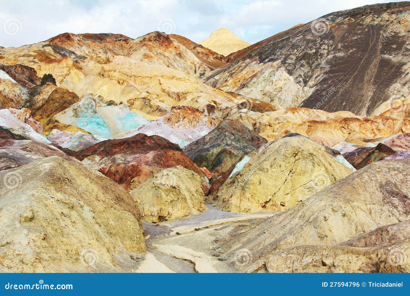 Death Valley Painted Rocks stock photo. Image of climate - 27594796