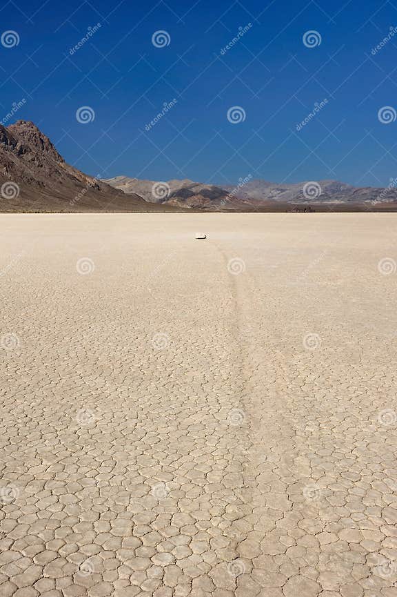 Death Valley Race Track Vertical Stock Image - Image of summer, desert ...