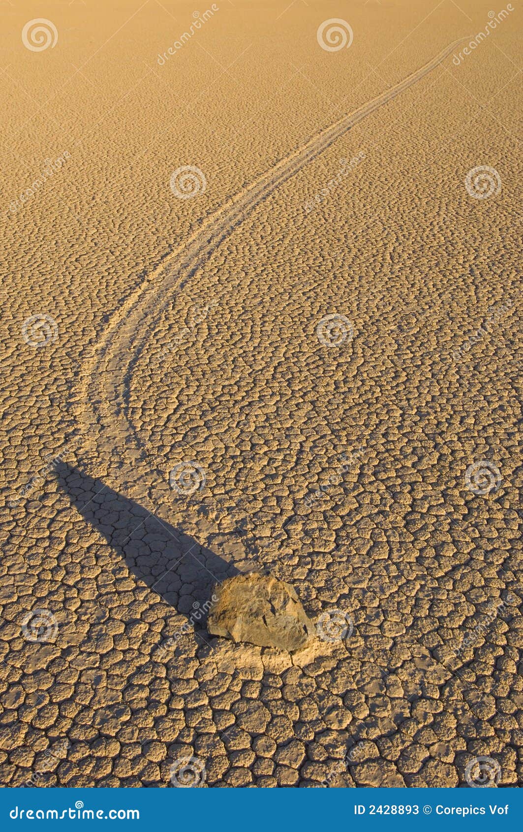 Death Valley S Moving Rocks Stock Image - Image of california, historic ...