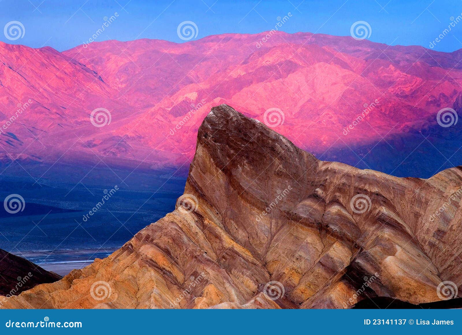 Bright pink mountains stock image. Image of hiking, bright - 23141137