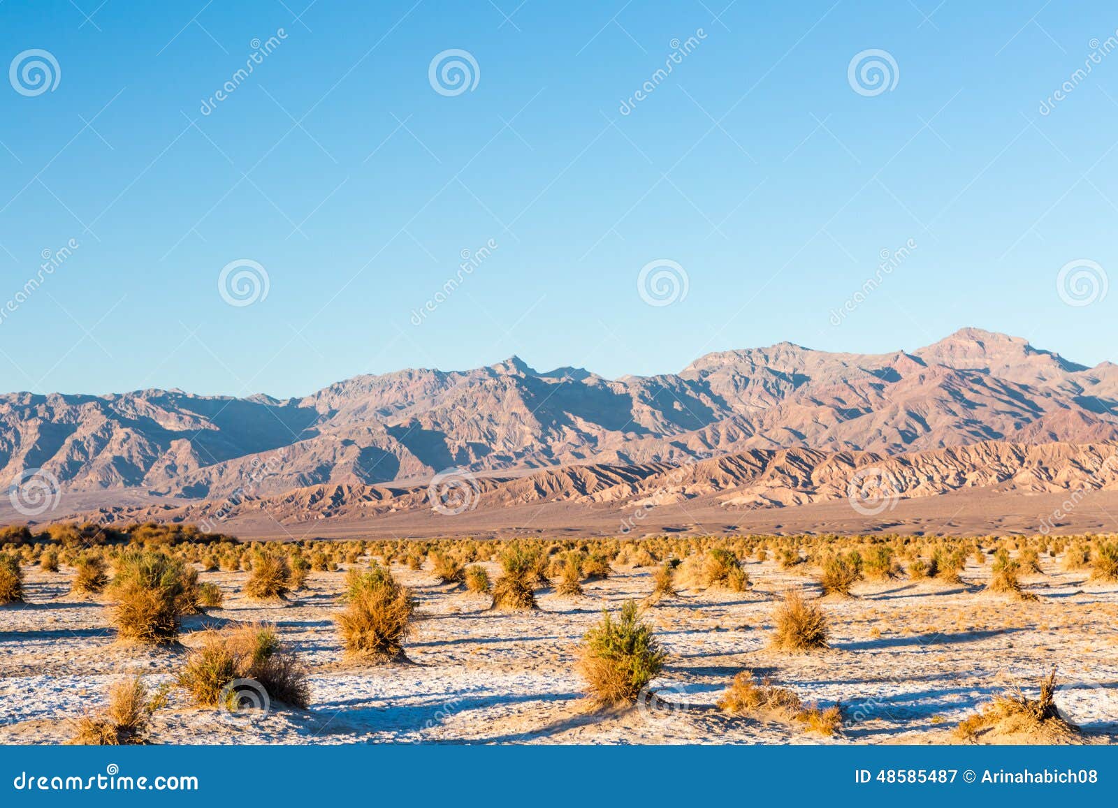Death Valley stock image. Image of eastern, basin, landforms - 48585487