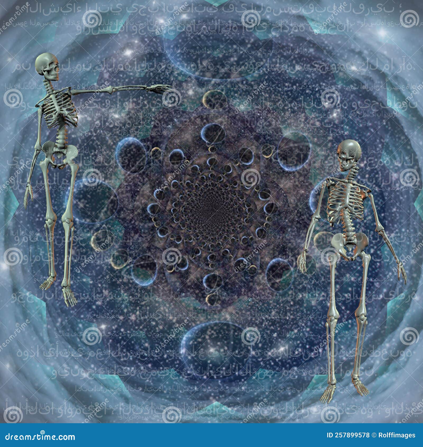 The Death Vortex stock illustration. Illustration of skull - 257899578
