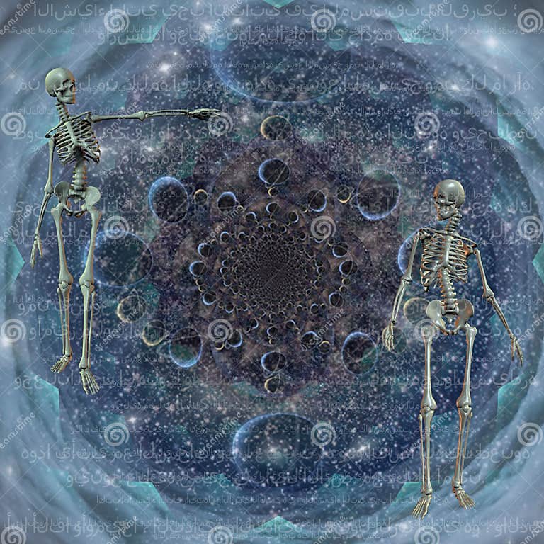 The Death Vortex stock illustration. Illustration of skull - 257899578