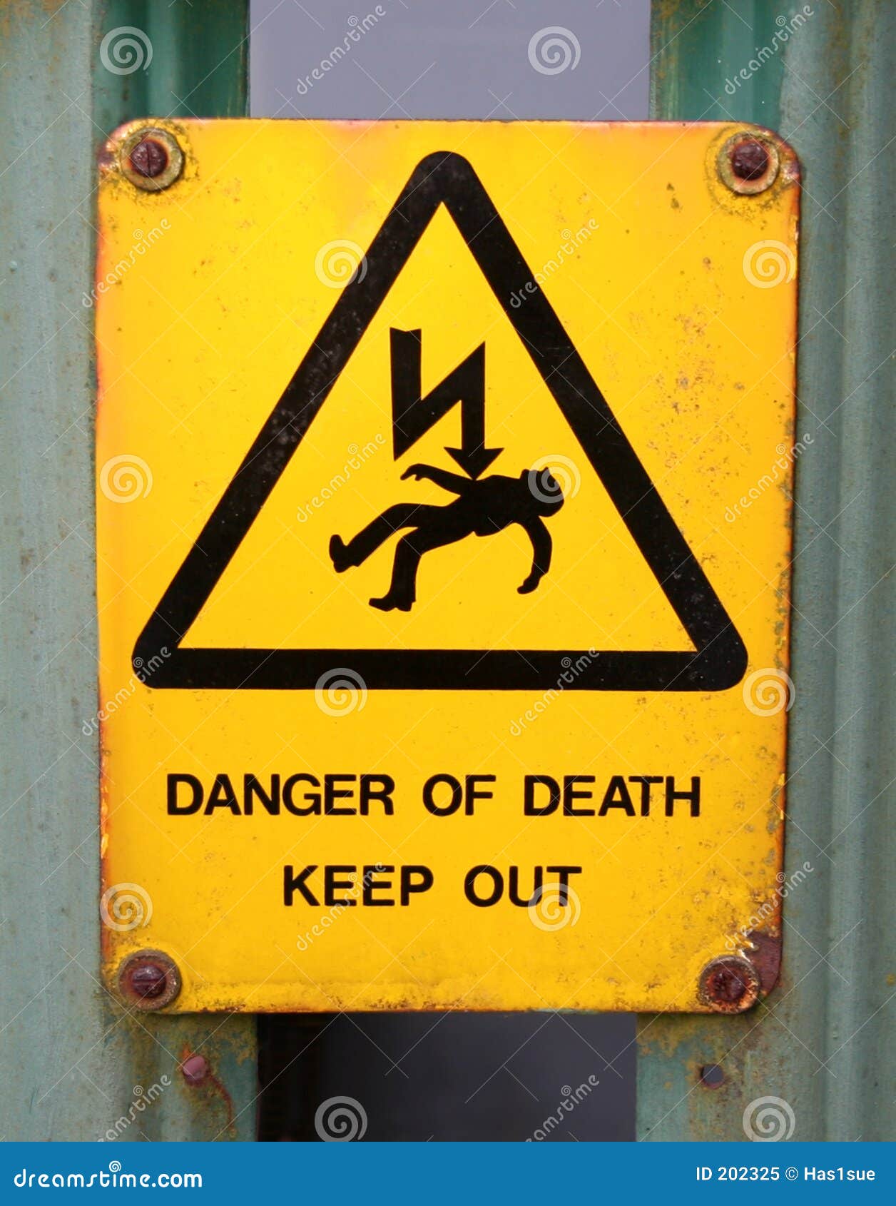 Death warning stock image. Image of lightning, warning - 202325