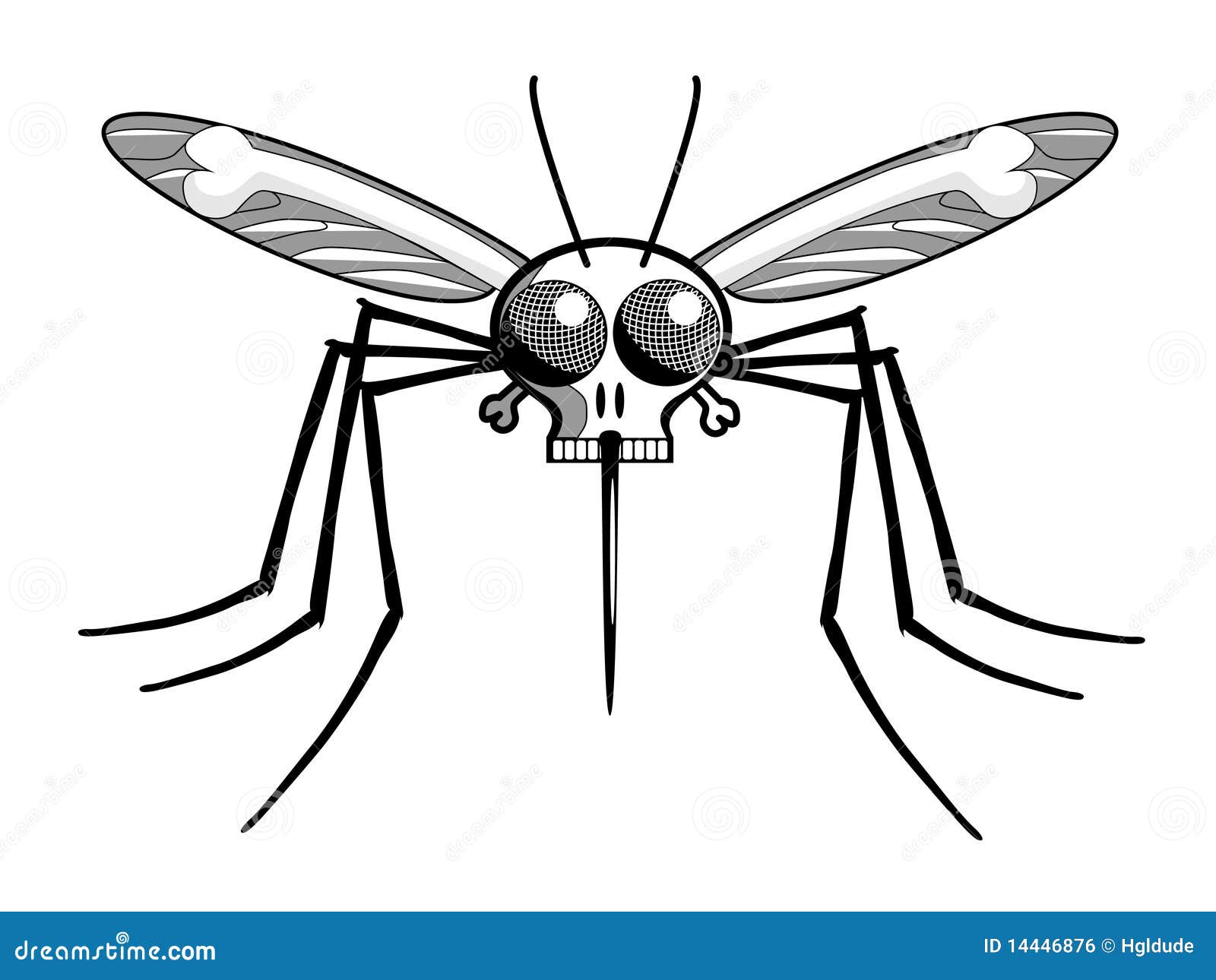 Death Mosquito Cartoon Stock Photography | CartoonDealer.com #43472282