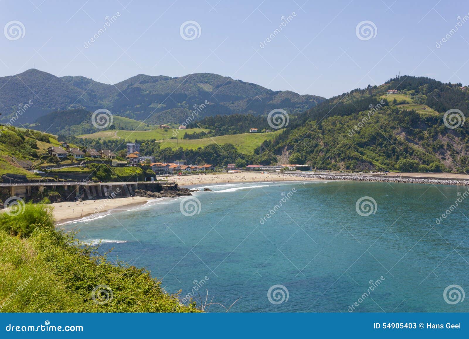 Deba stock image. Image of coast, basque, ocean, summer - 54905403
