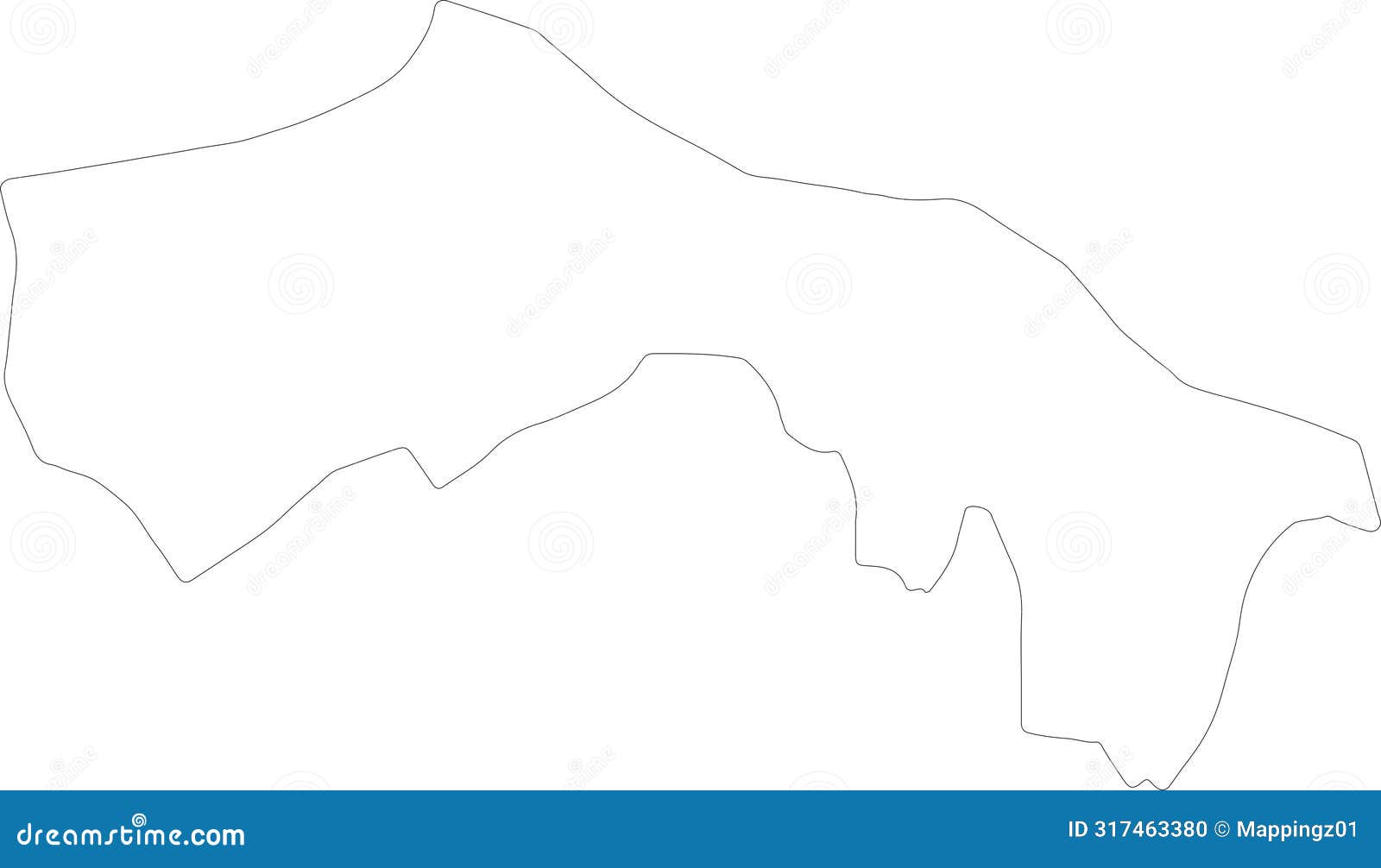 Debar Macedonia Outline Map Stock Illustration - Illustration of ...