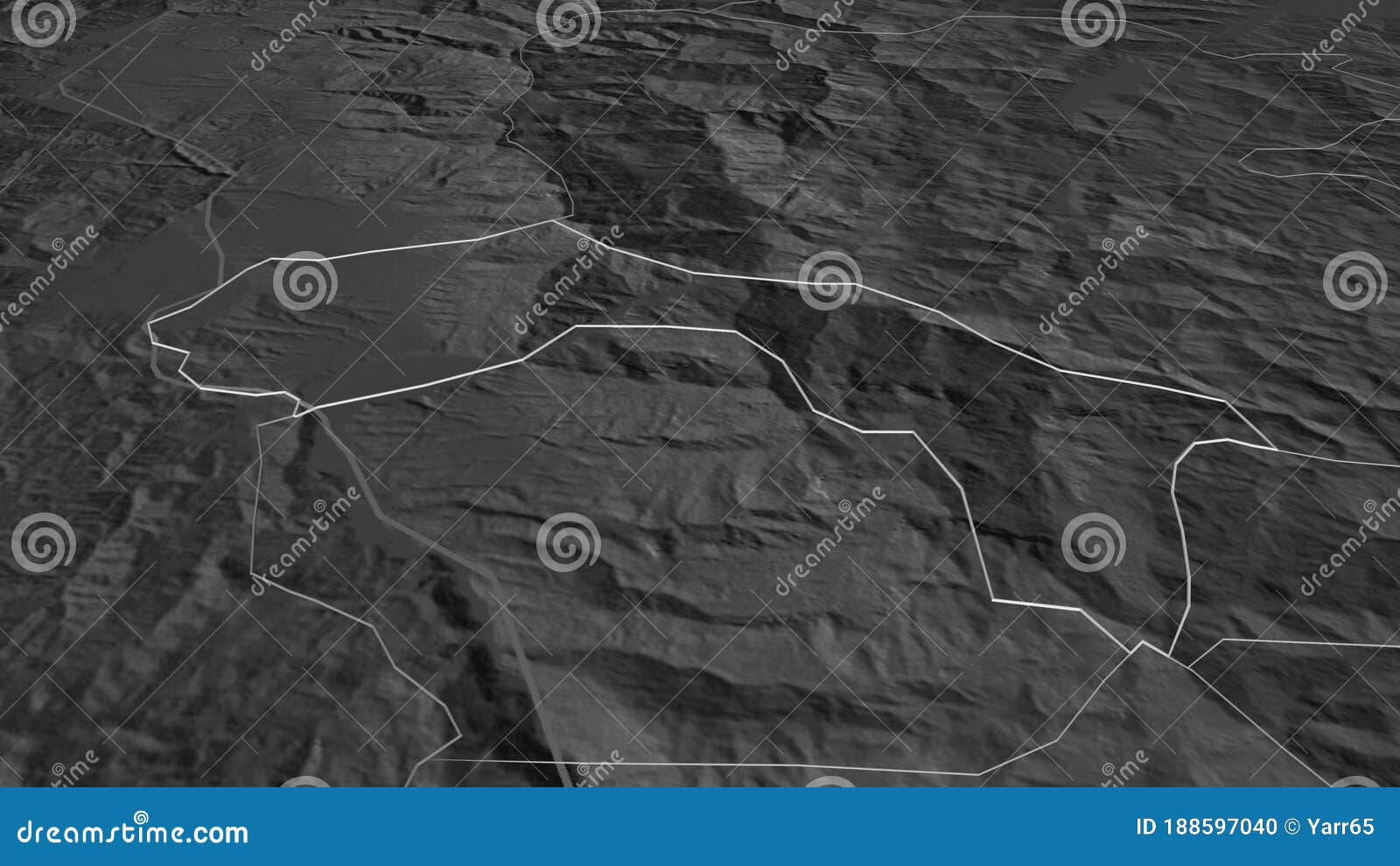 Debar, Macedonia - Outlined. Bilevel Stock Illustration - Illustration ...