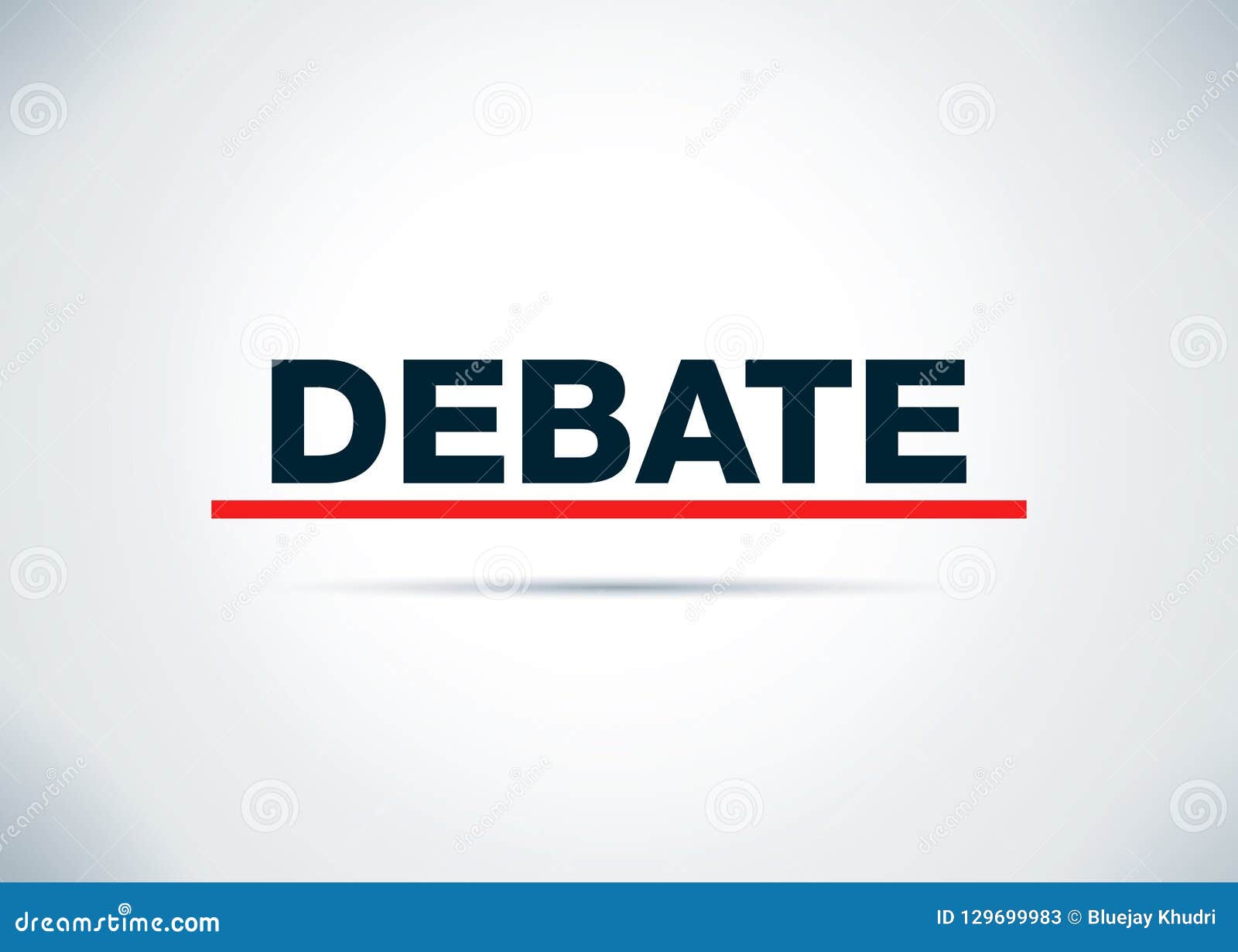 Debate Abstract Flat Background Design Illustration Stock Illustration ...