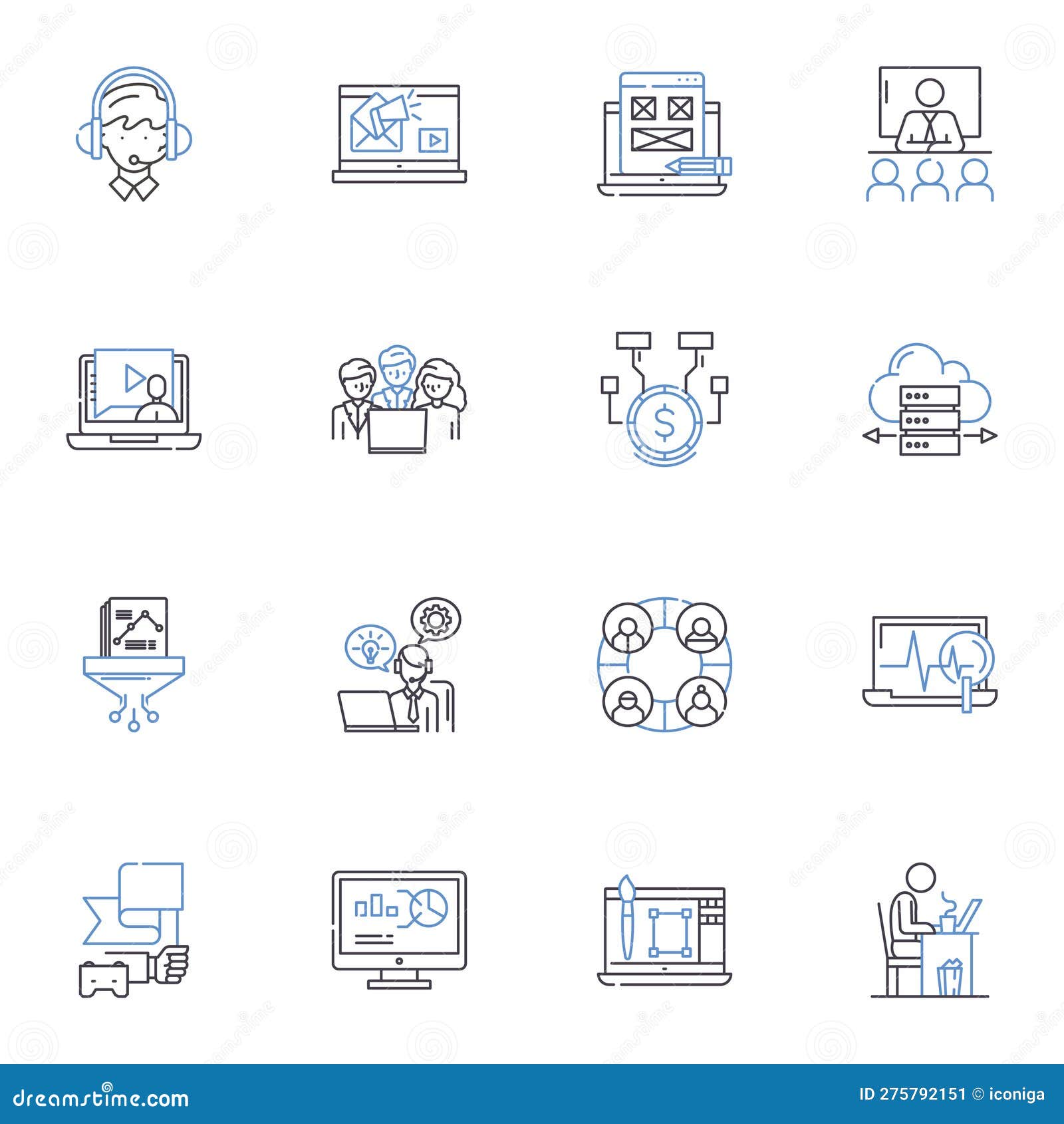 Debate Line Icons Collection Argue Contend Discuss Dispute Dissect