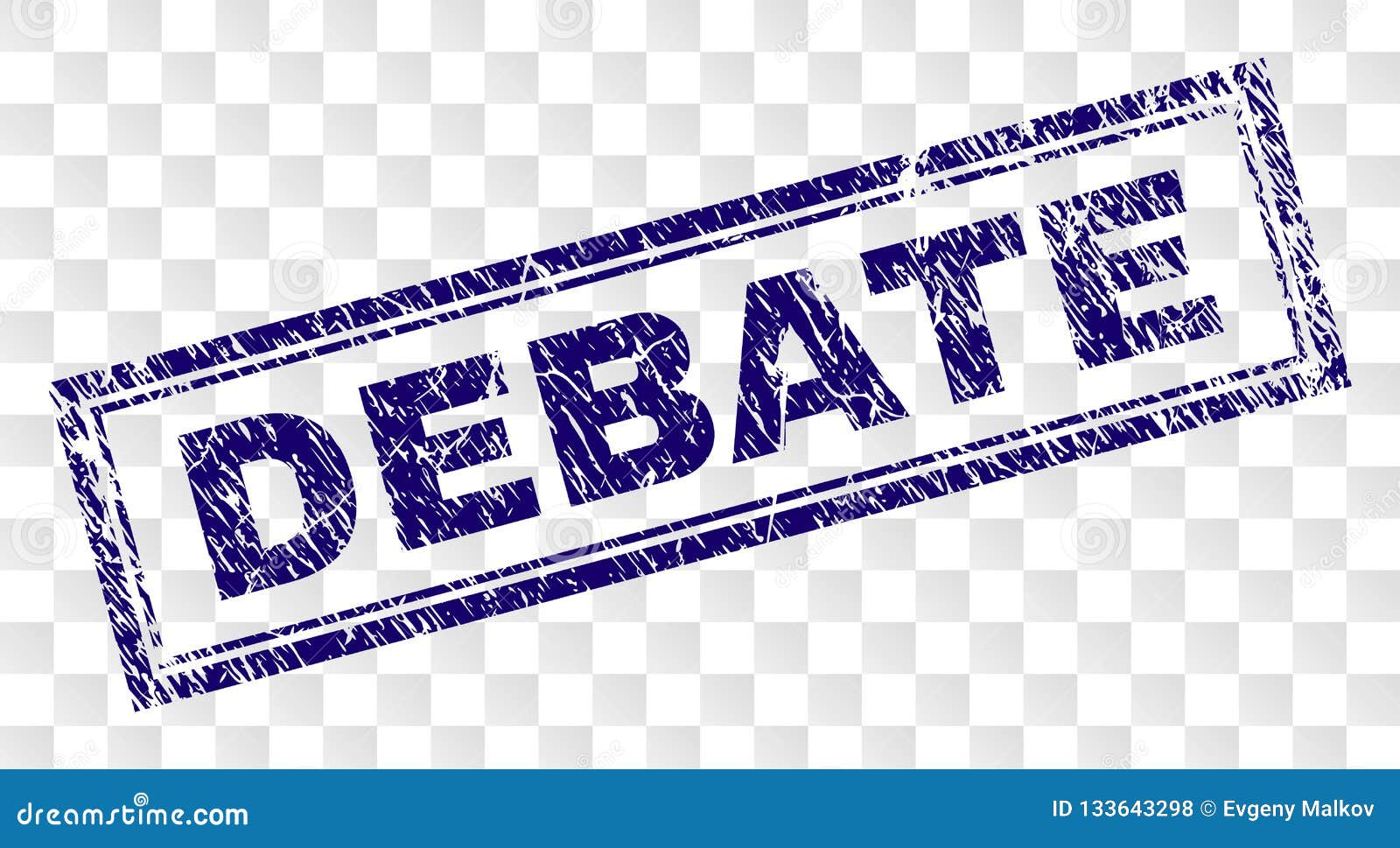 Grunge DEBATE Rectangle Stamp Stock Vector - Illustration of text ...
