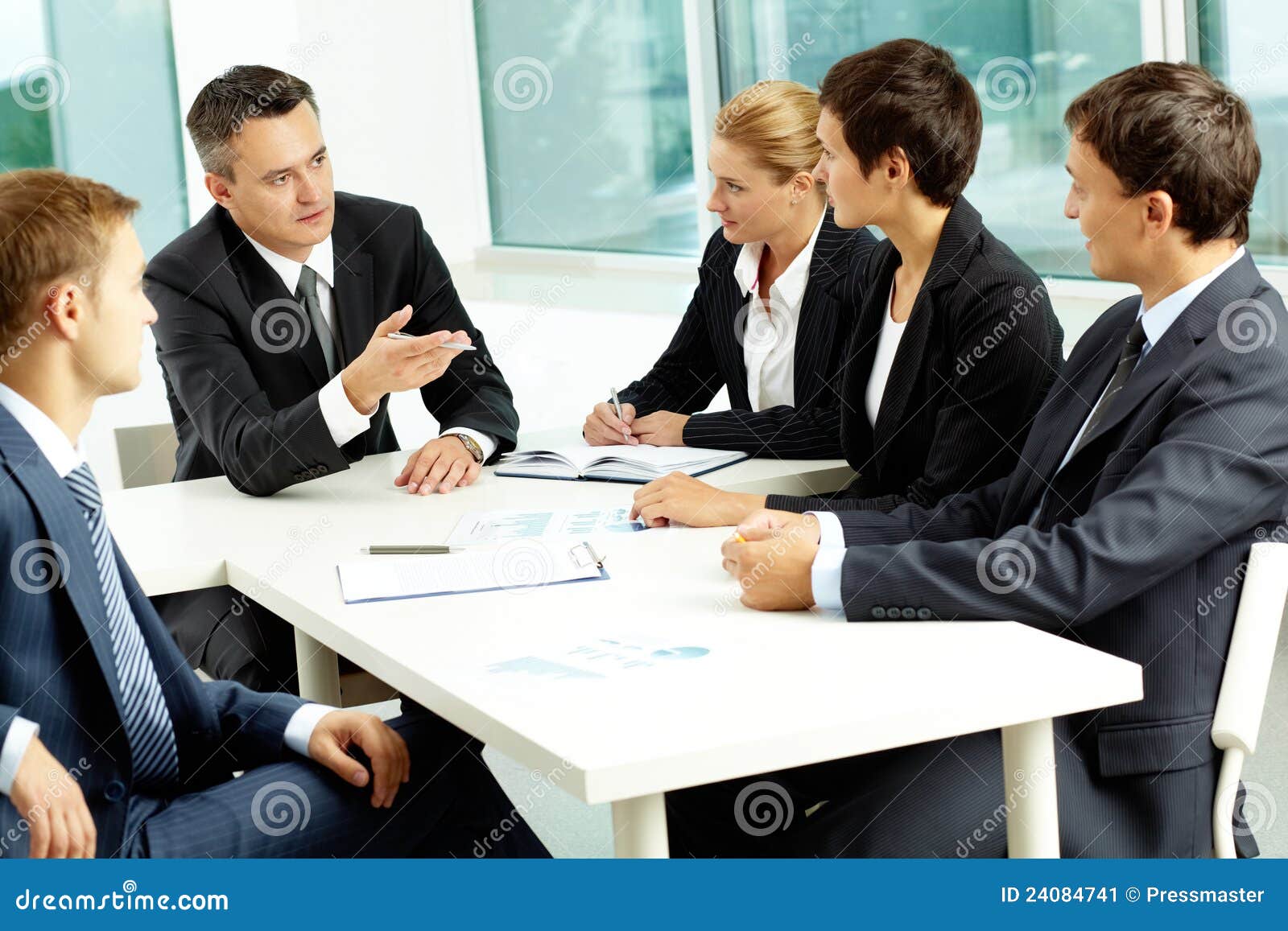 Debating stock image. Image of businessperson, collar - 24084741