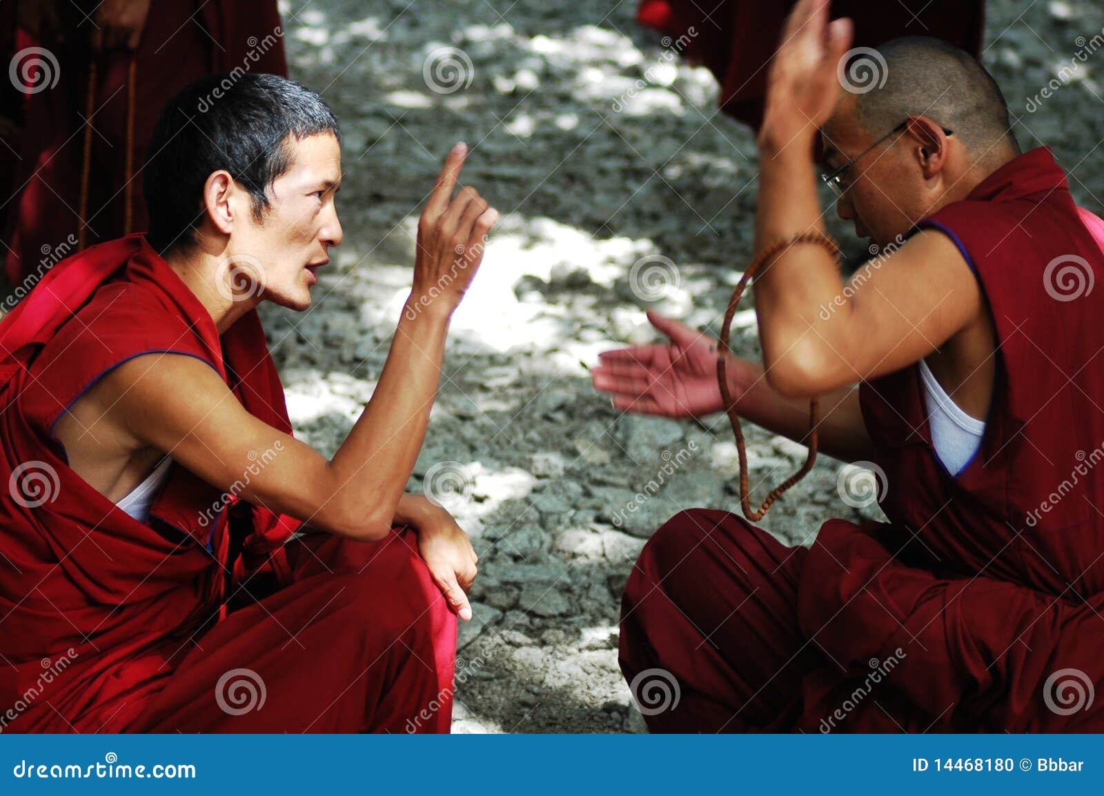 Debating monks in Tibet editorial image. Image of travel - 14468180