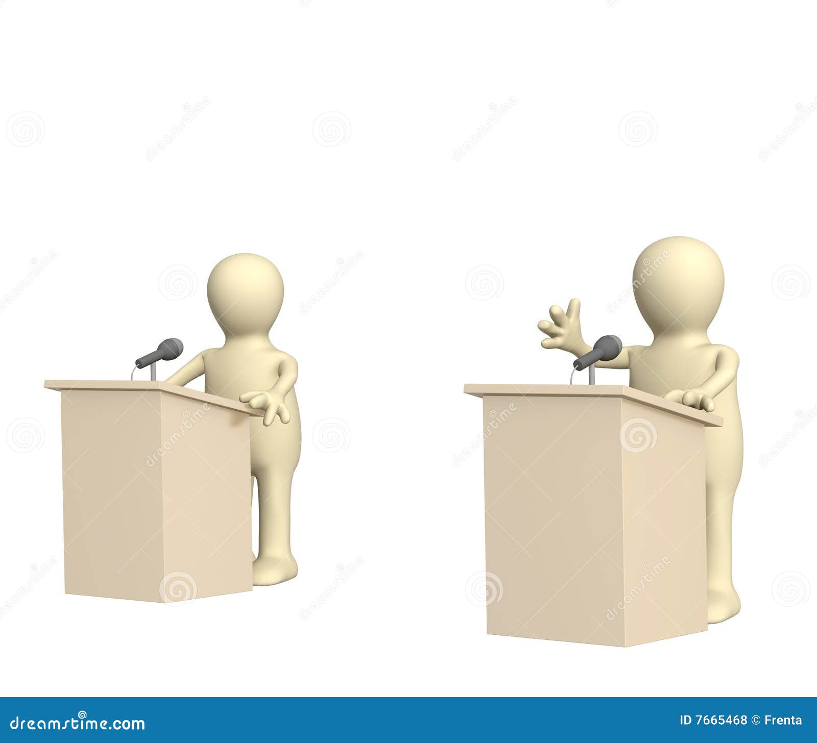 Debatte stock abbildung. Illustration von partei, politiker - 7665468
