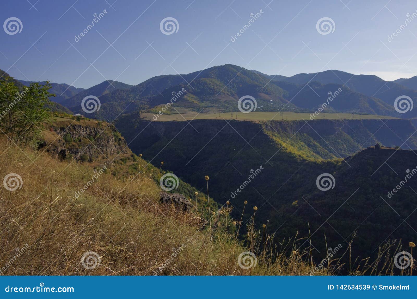 The Debed river canyon stock image. Image of outdoors - 142634539