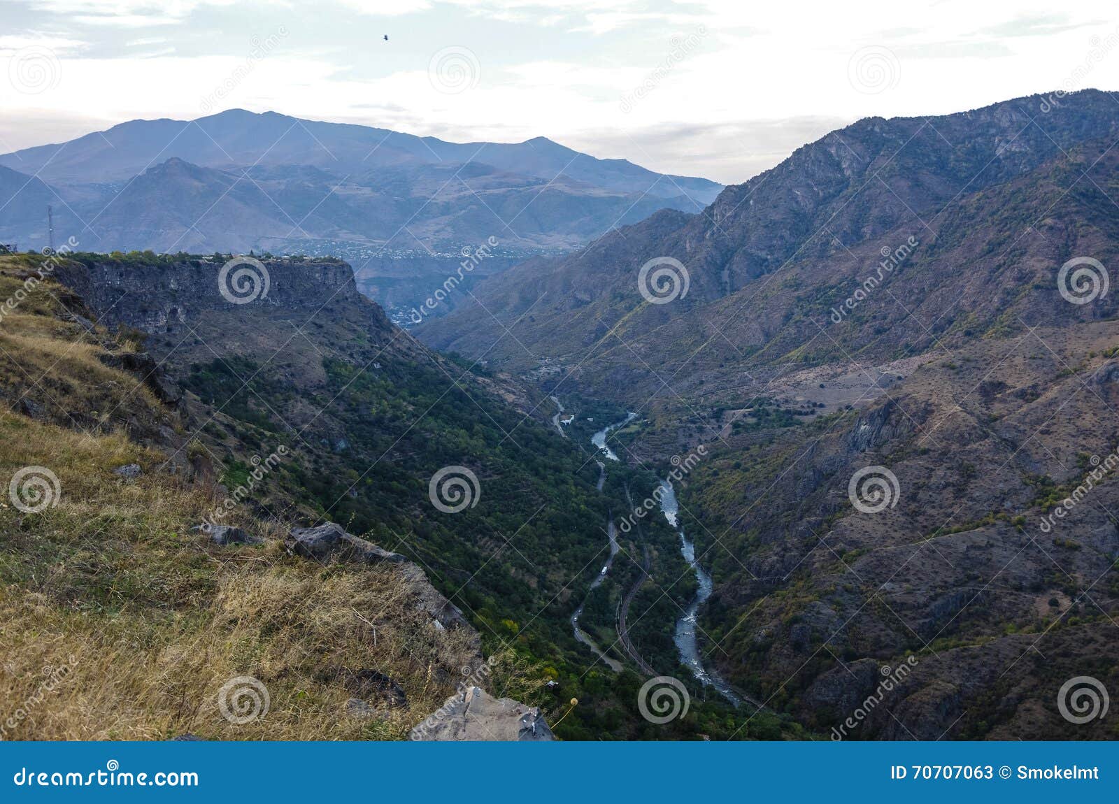 The Debed river canyon stock image. Image of summer, view - 70707063