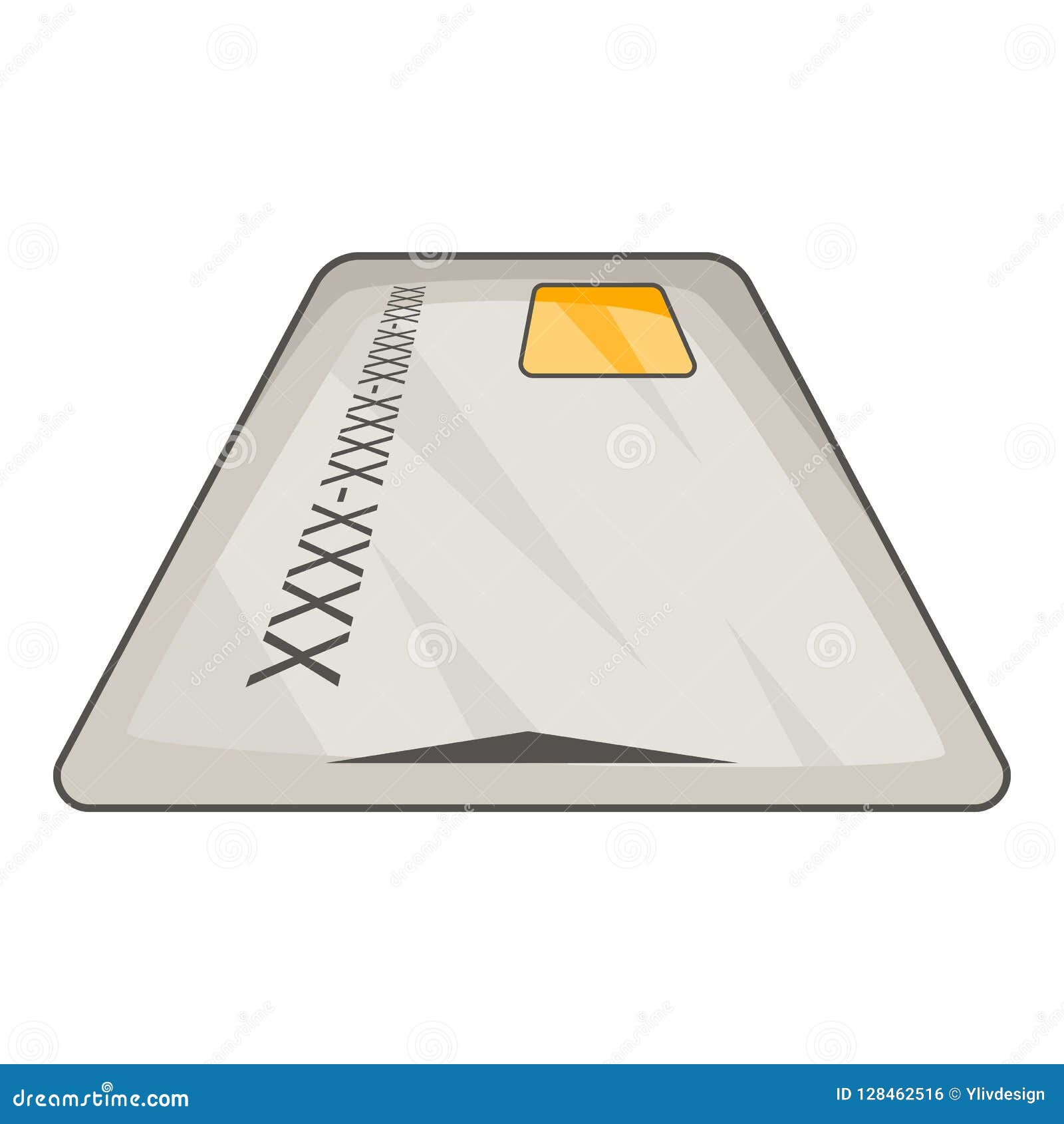 Debit Card Icon, Cartoon Style Stock Illustration - Illustration of ...
