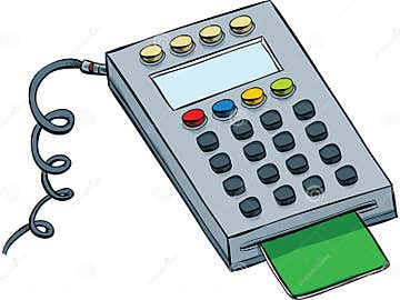 Debit Card Keypad stock illustration. Illustration of card - 41557415