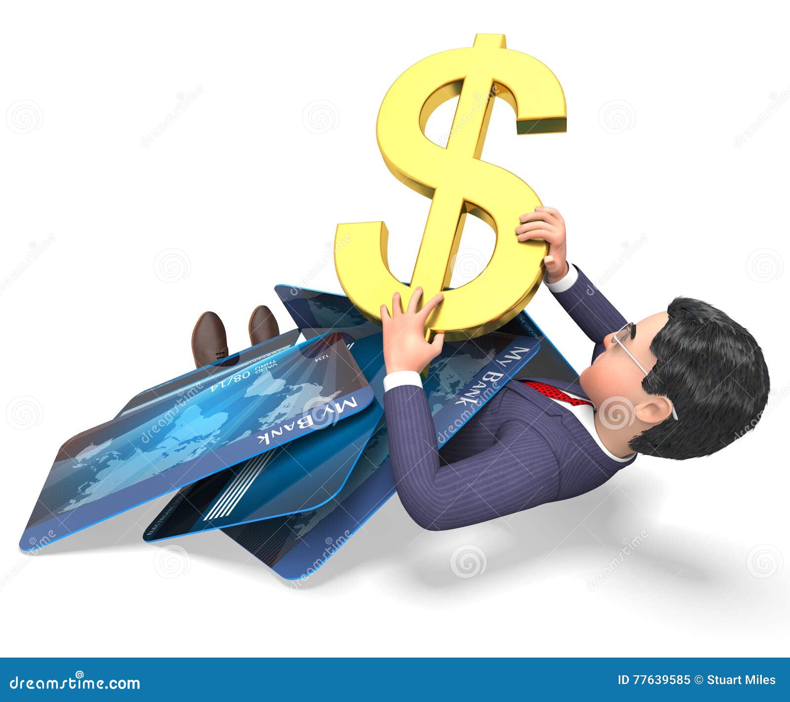 Mess In Cards Royalty-Free Illustration | CartoonDealer.com #151525854