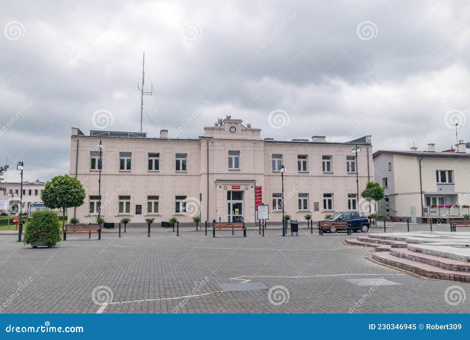 Deblin city hall editorial image. Image of june, goverment - 230346945