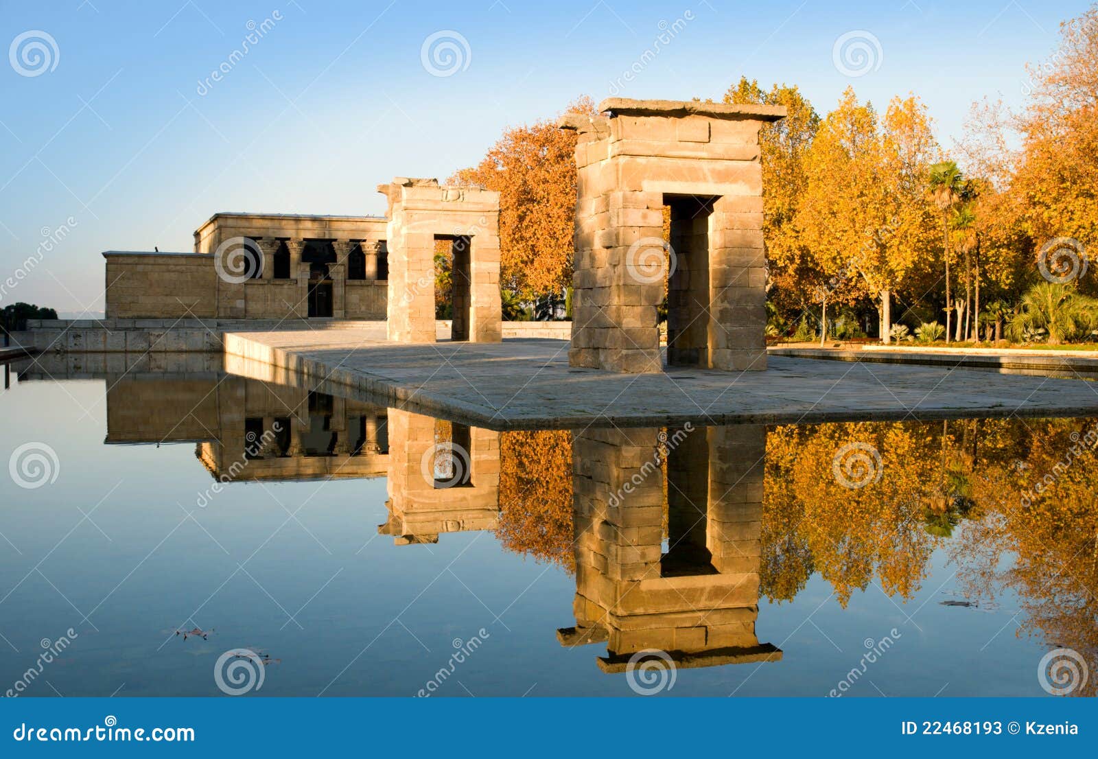 Debod Temple stock image. Image of royal, building, travel - 22468193