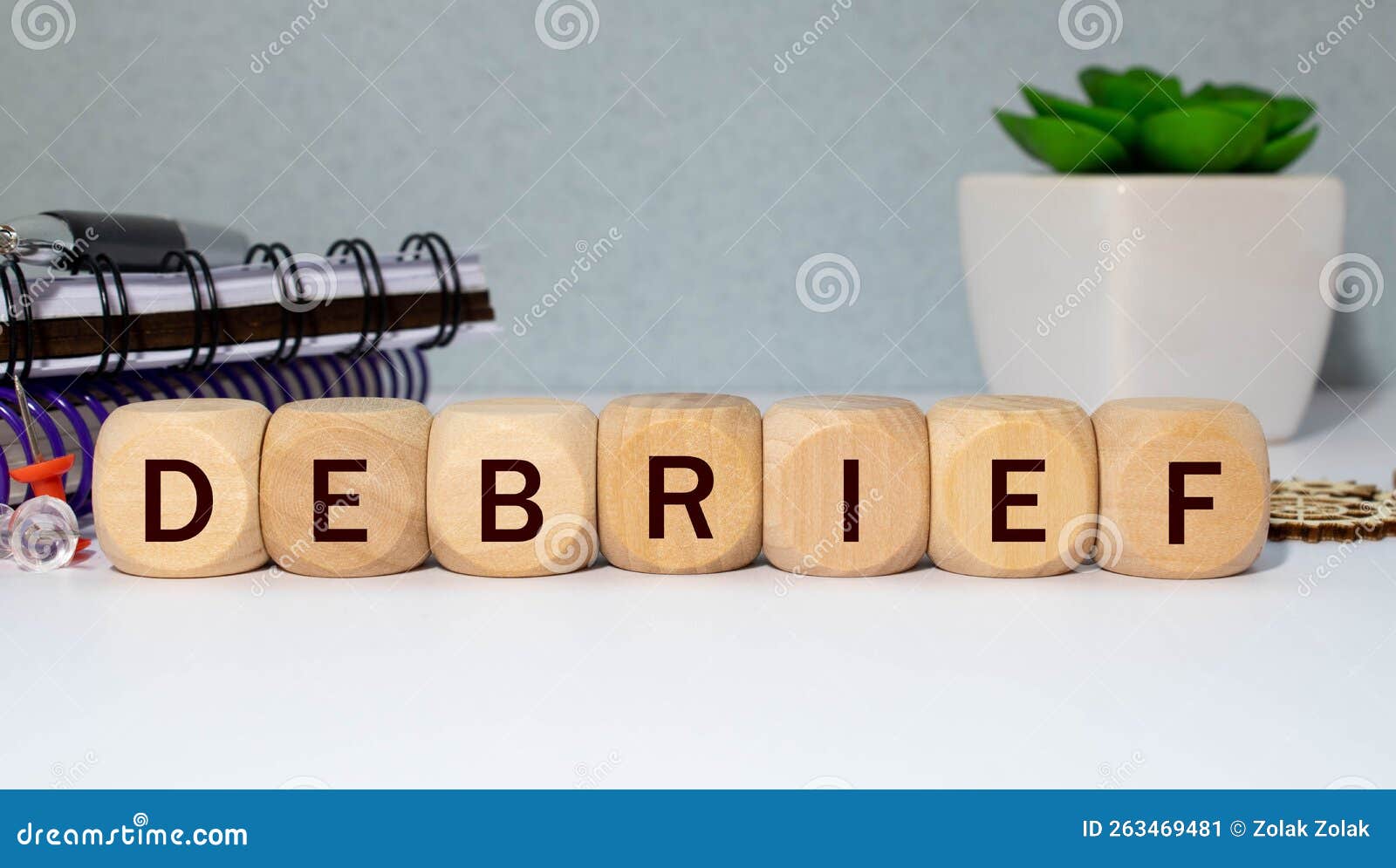 Debrief Word in a Dictionary. Debrief Concept Stock Image - Image of ...