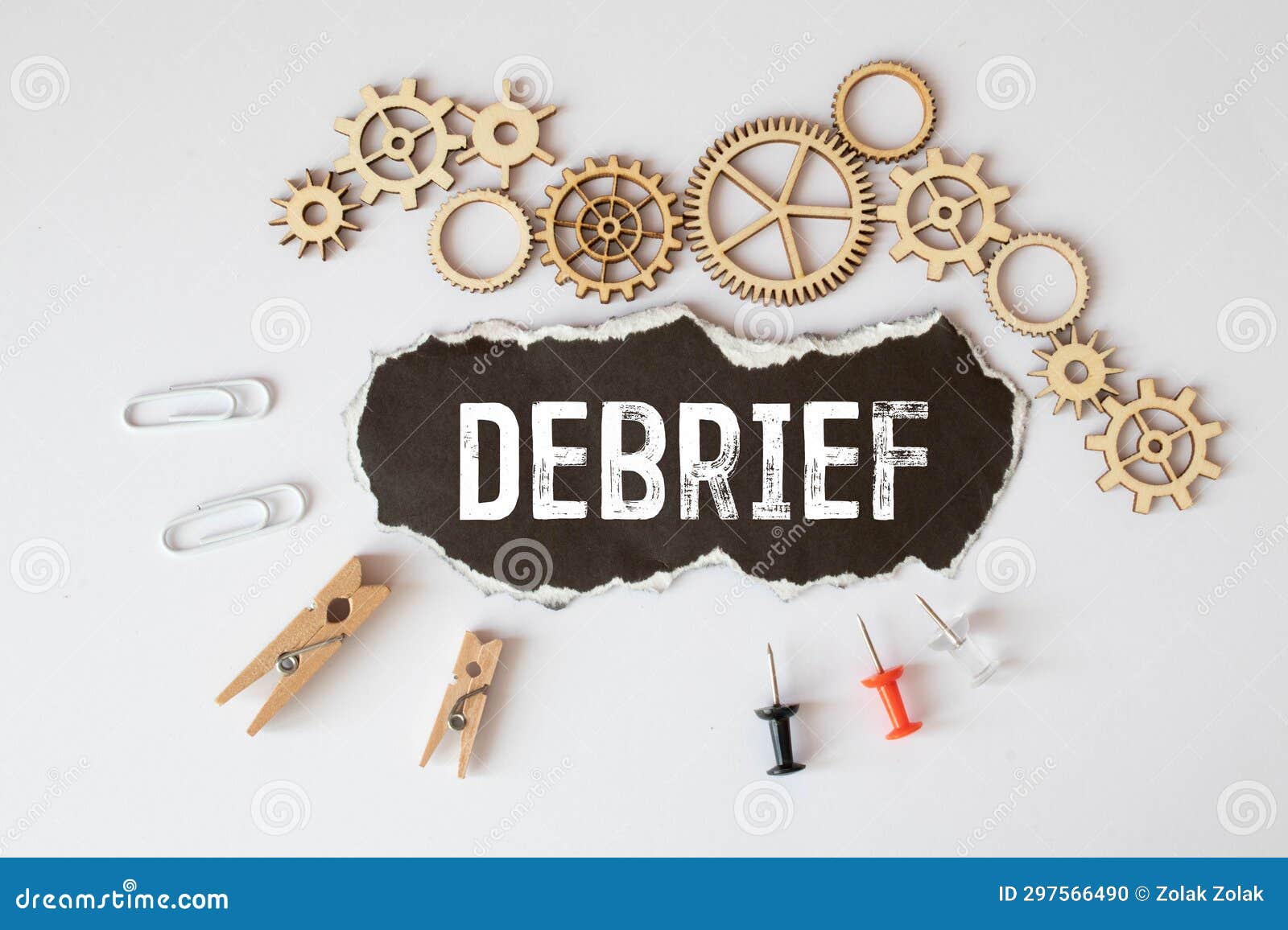 Debrief Word in a Dictionary. Debrief Concept Stock Photo - Image of ...