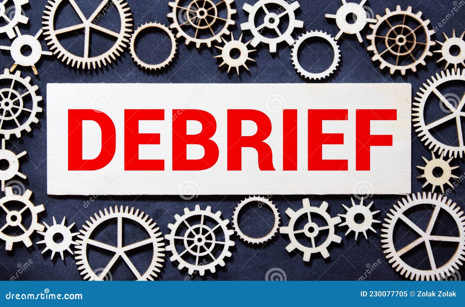 Debrief Word in a Dictionary. Debrief Concept Stock Image - Image of ...