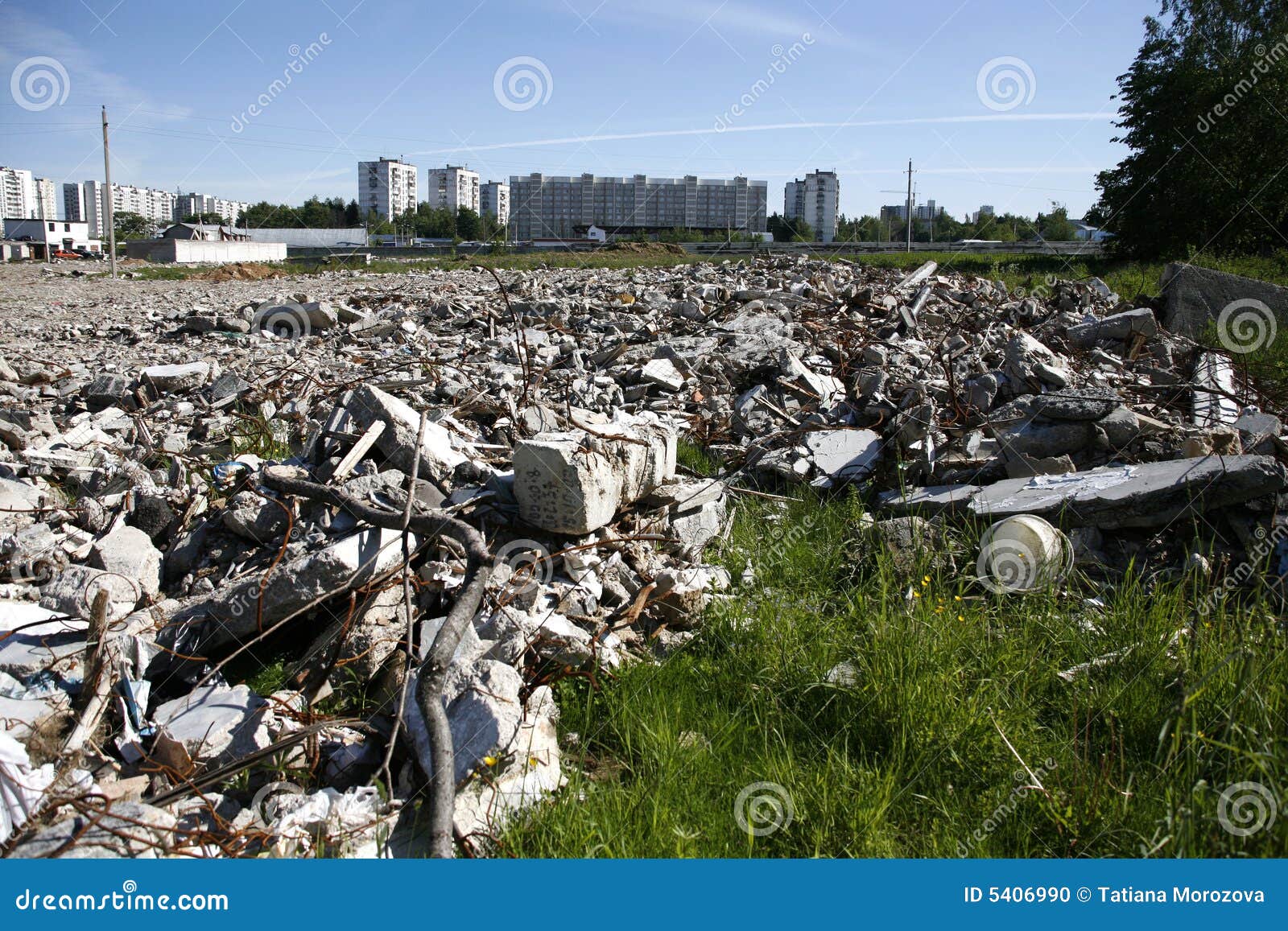 Debris stock photo. Image of brick, disaster, collapse - 5406990