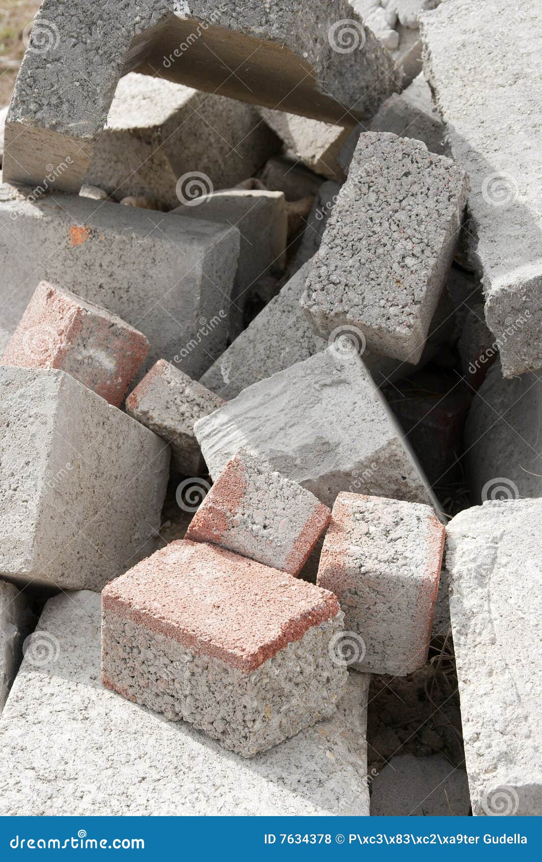 Debris stock photo. Image of material, rubbish, dump, concrete - 7634378