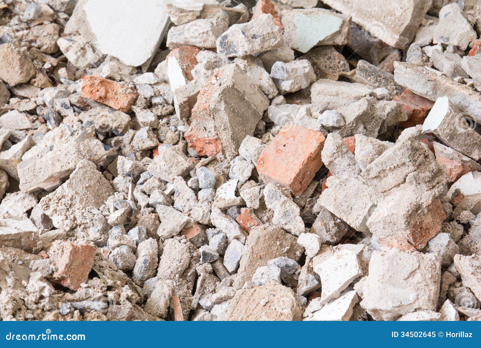 Debris construction site stock image. Image of rough - 34502645