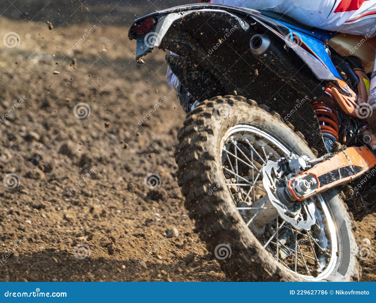 Debris on Ground on a Motocross Track Stock Photo - Image of motorcycle ...