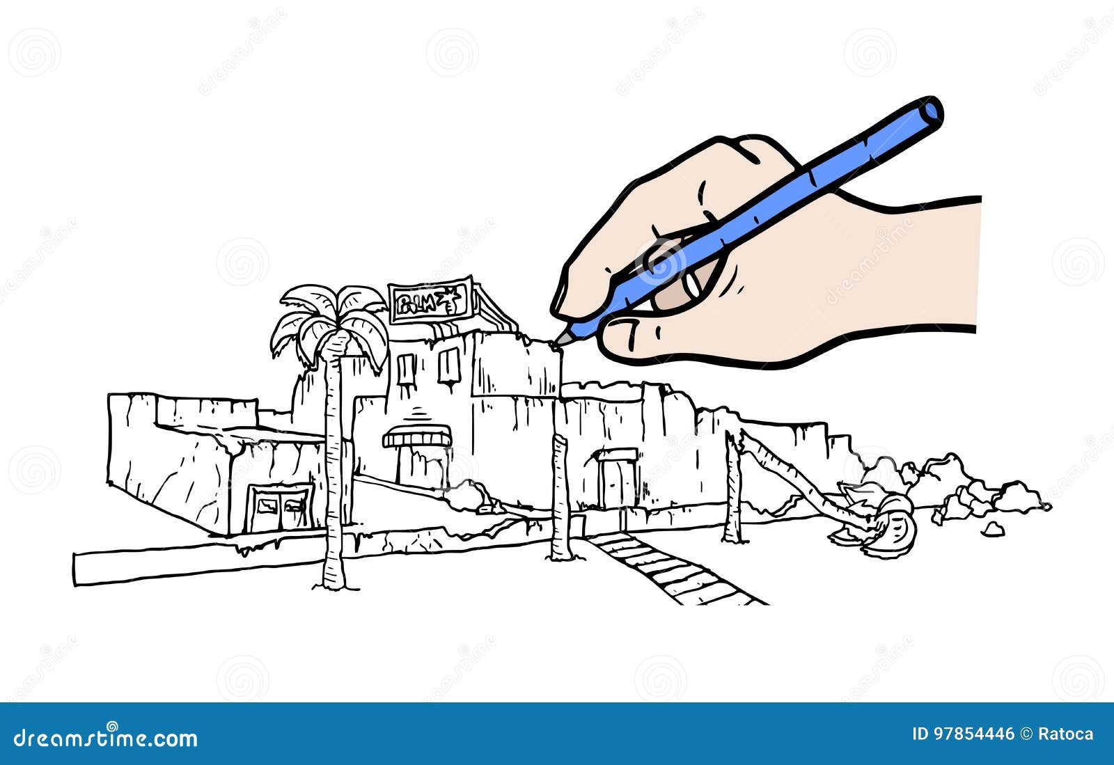 Debris illustration stock vector. Illustration of broken - 97854446